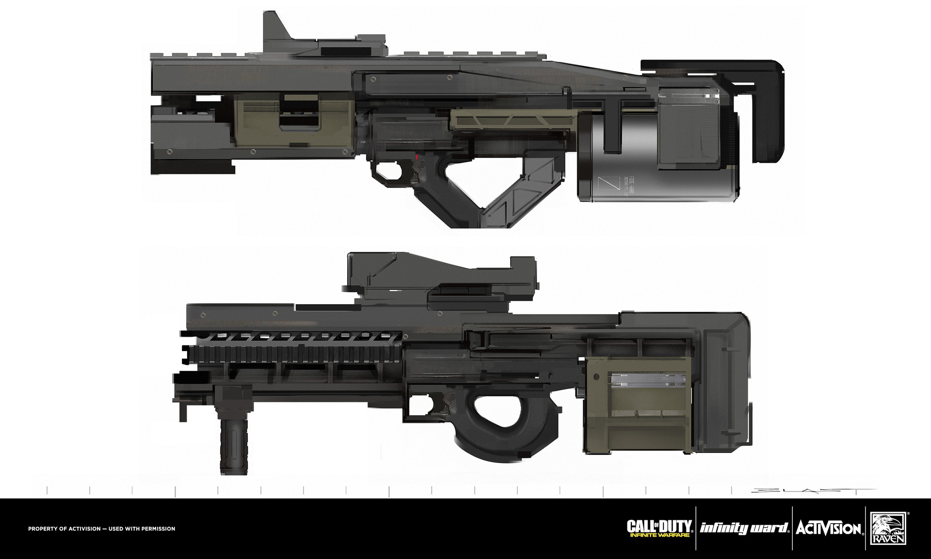 ArtStation - CoD: Infinite Warfare LMG Concepts