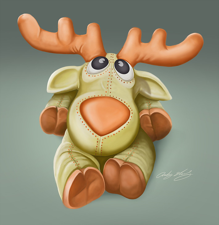 ArtStation - The Christmas Moose