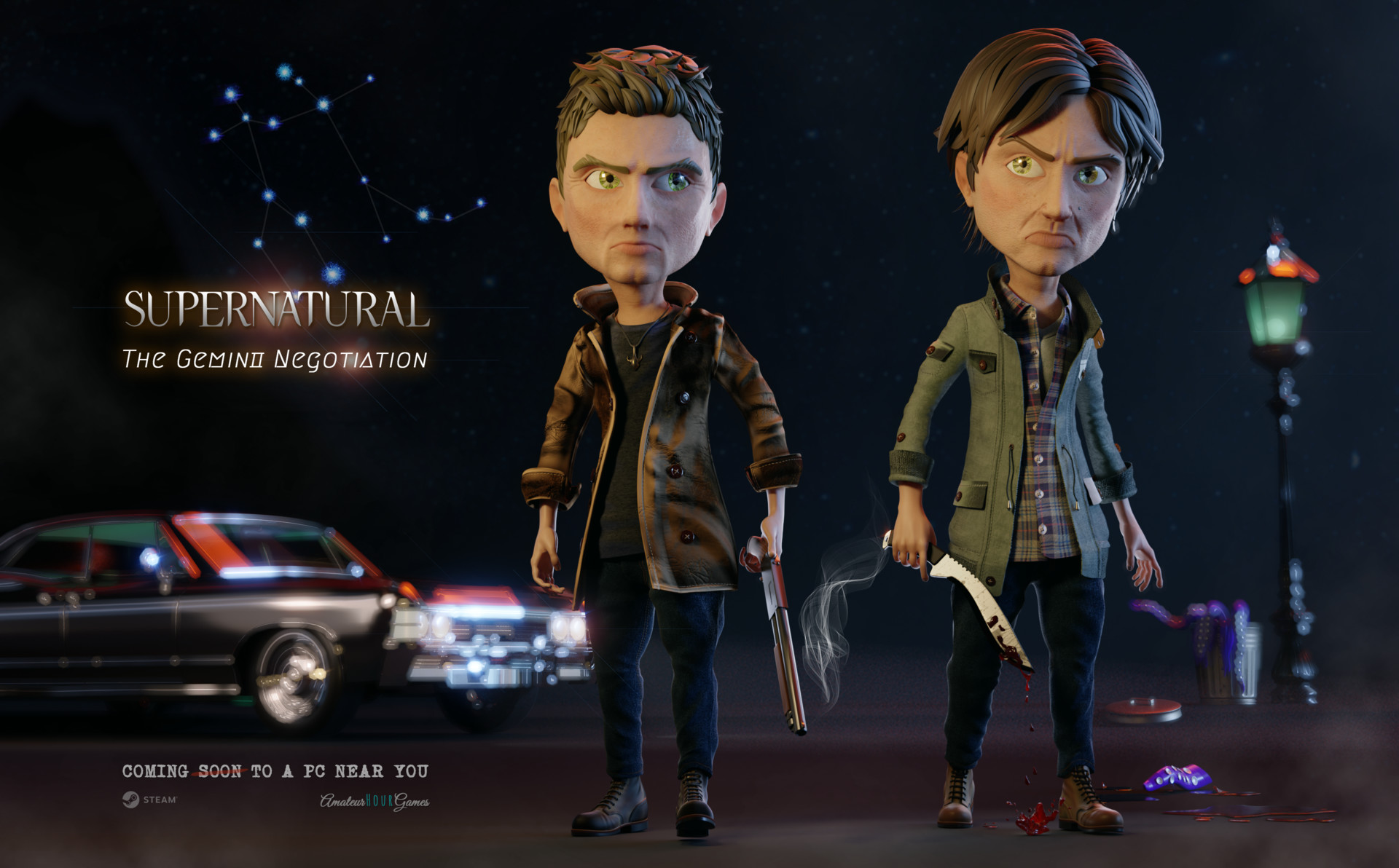 ArtStation - Sam and Dean