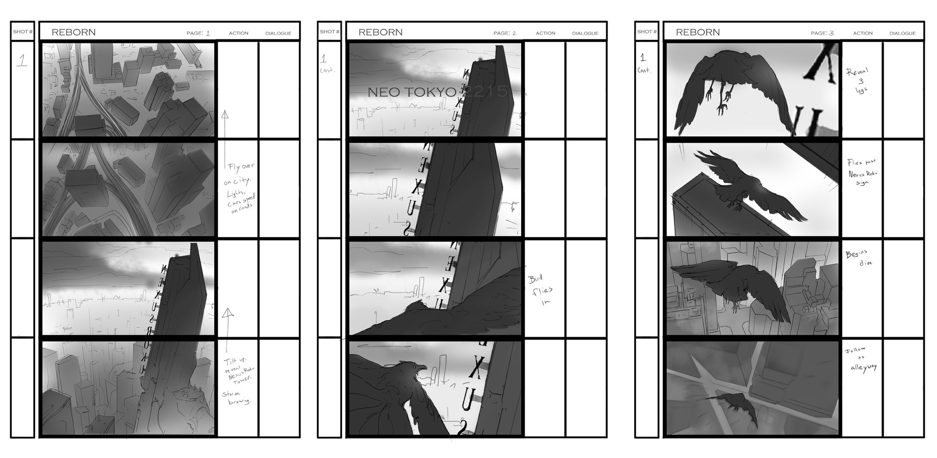 ArtStation - Reborn Storyboard