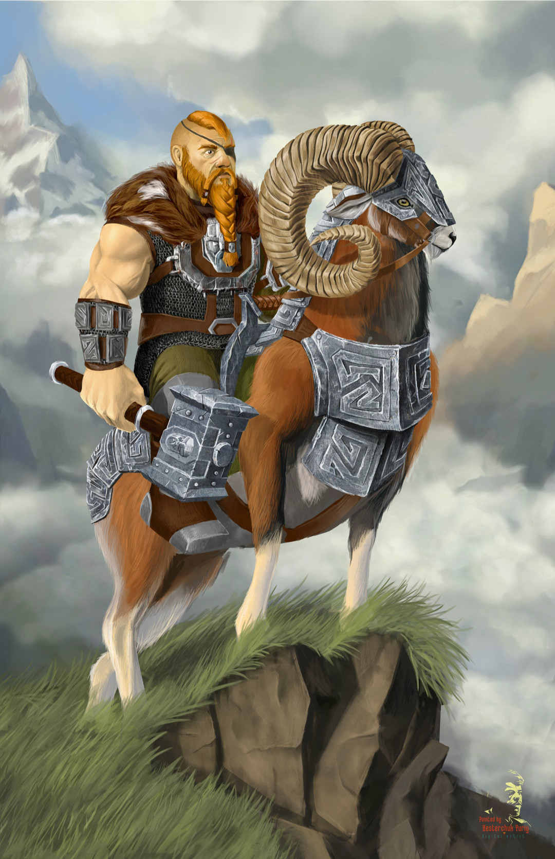 ArtStation - Commander of the dwarf