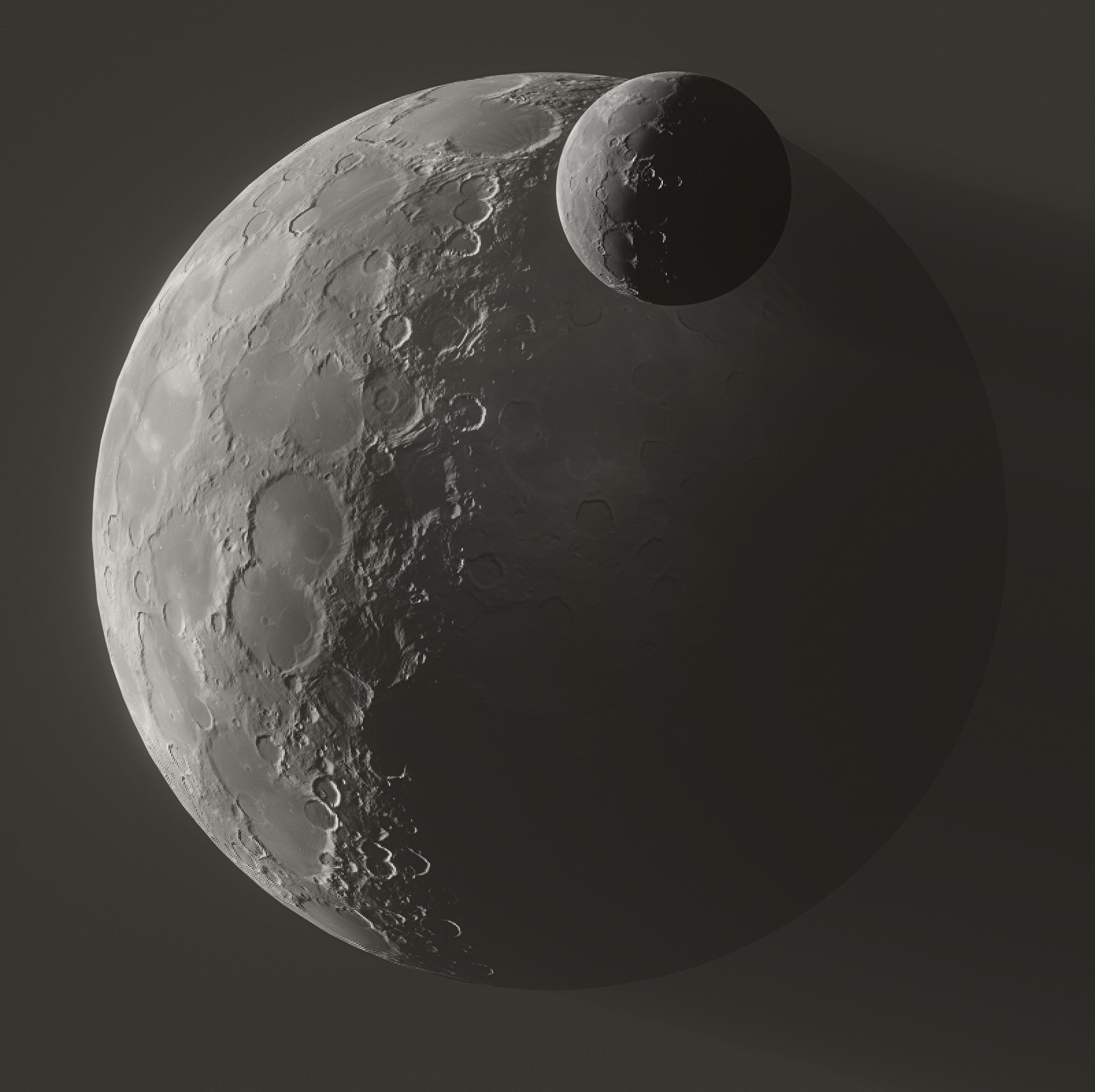 moon texture blender