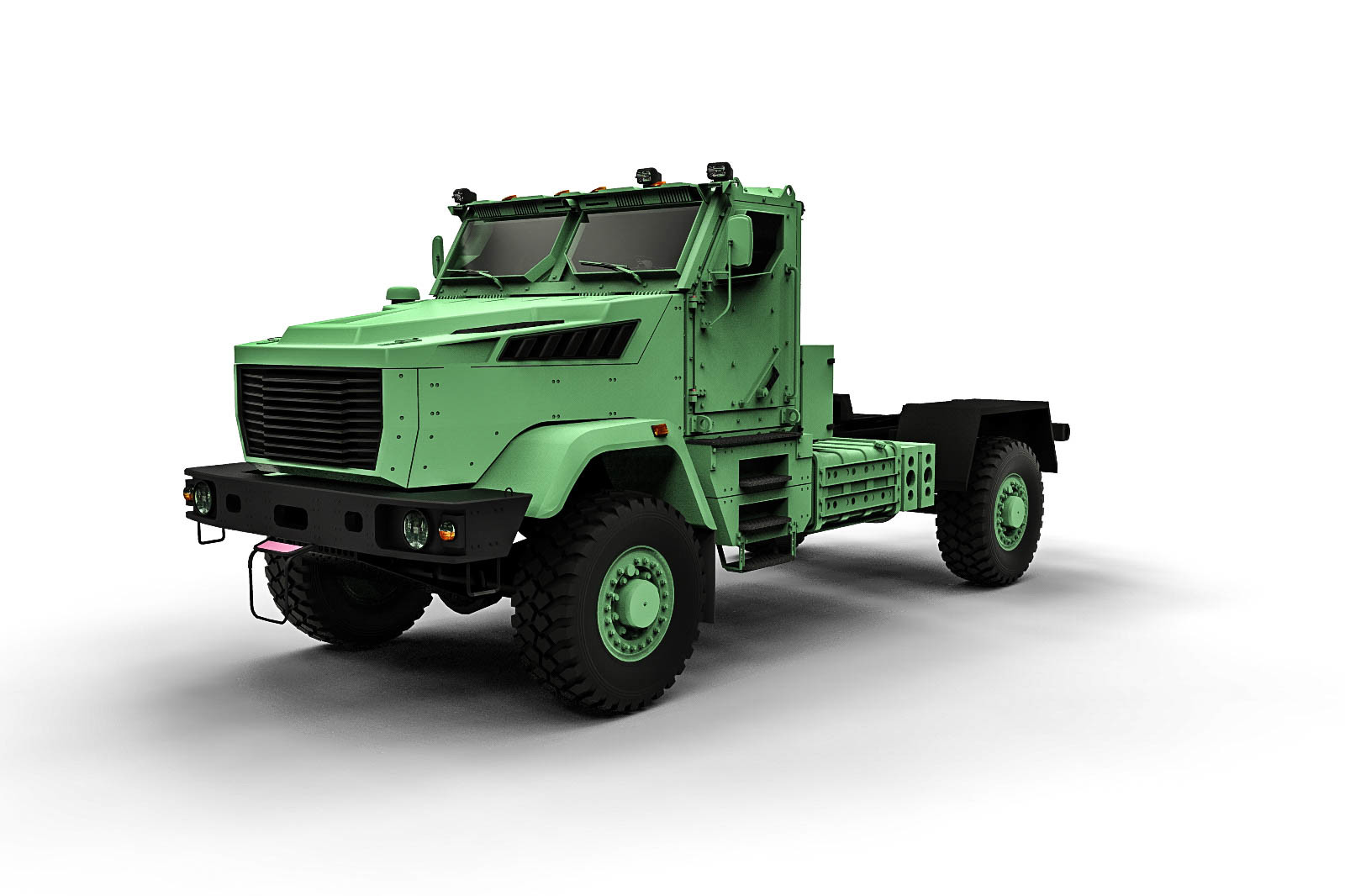 ArtStation - Concept armored truck Kraz 4x4
