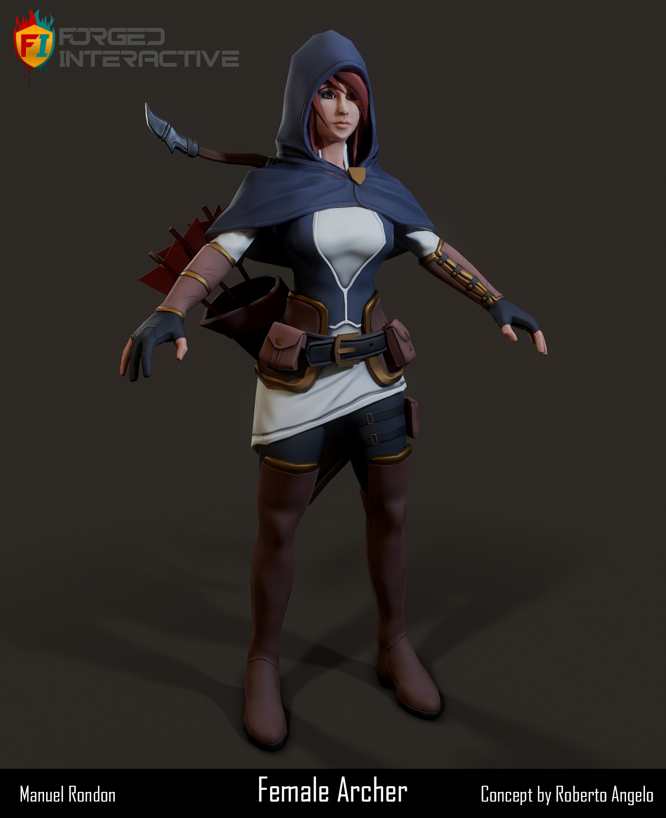 ArtStation - Female Archer (Forged Interactive)