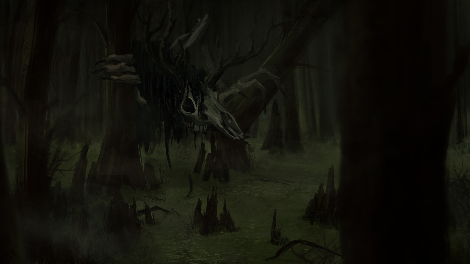 ArtStation - Terror in the Woods