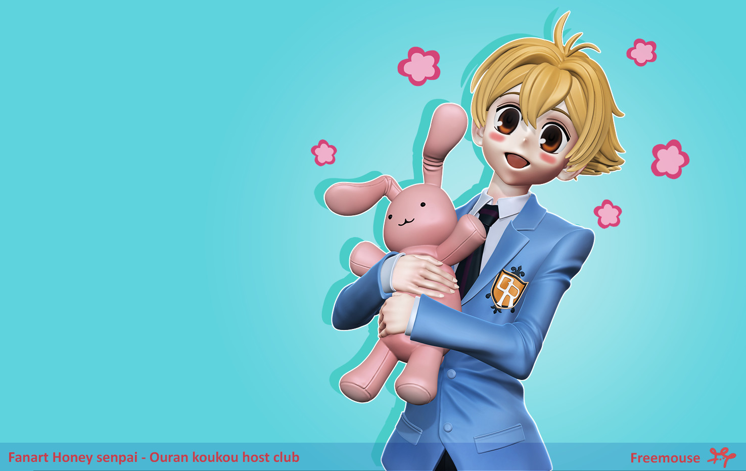 Ananas - Honey sempai fanart sculpt - Houran koukou host club