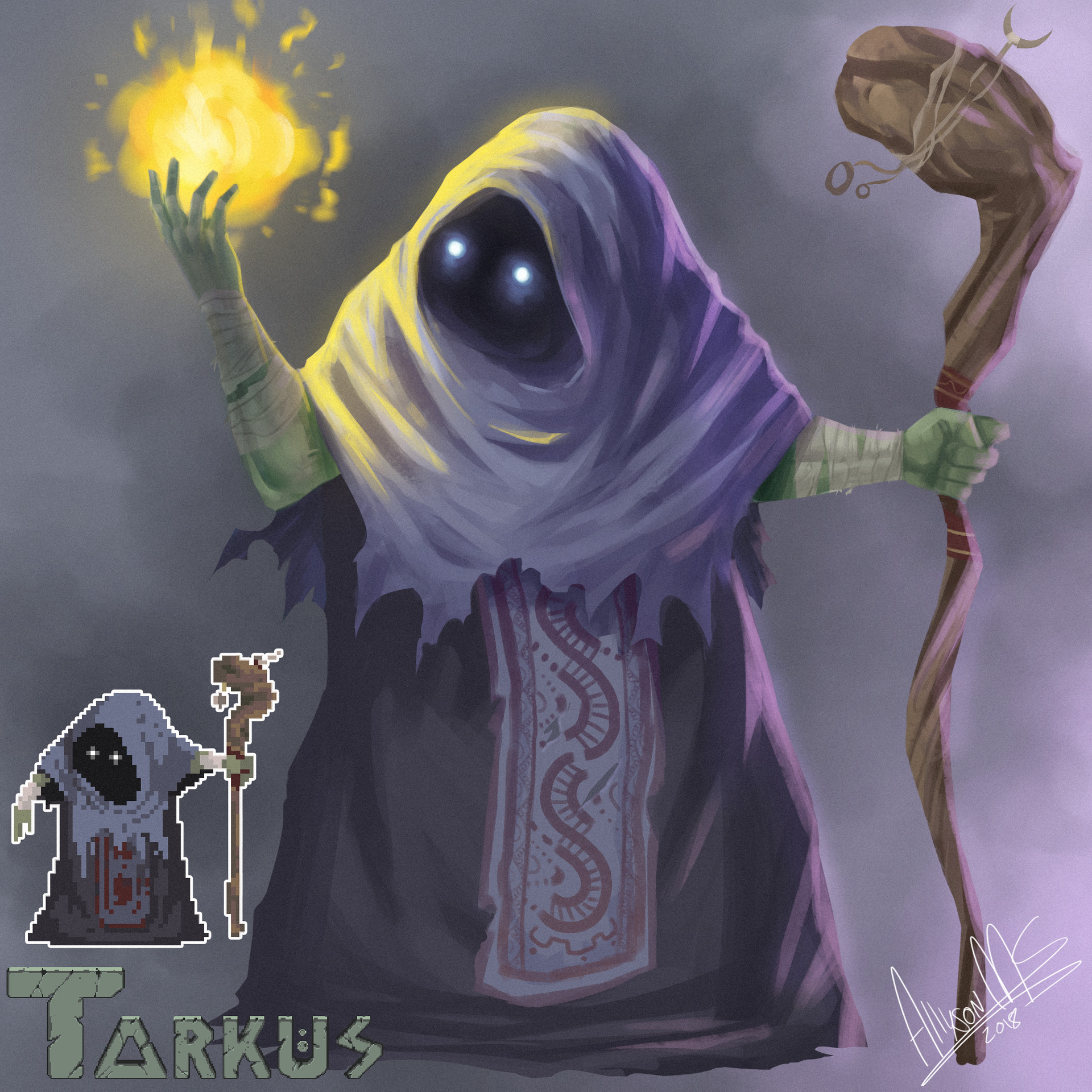 ArtStation - Tarkus Enemies #01 - Mage