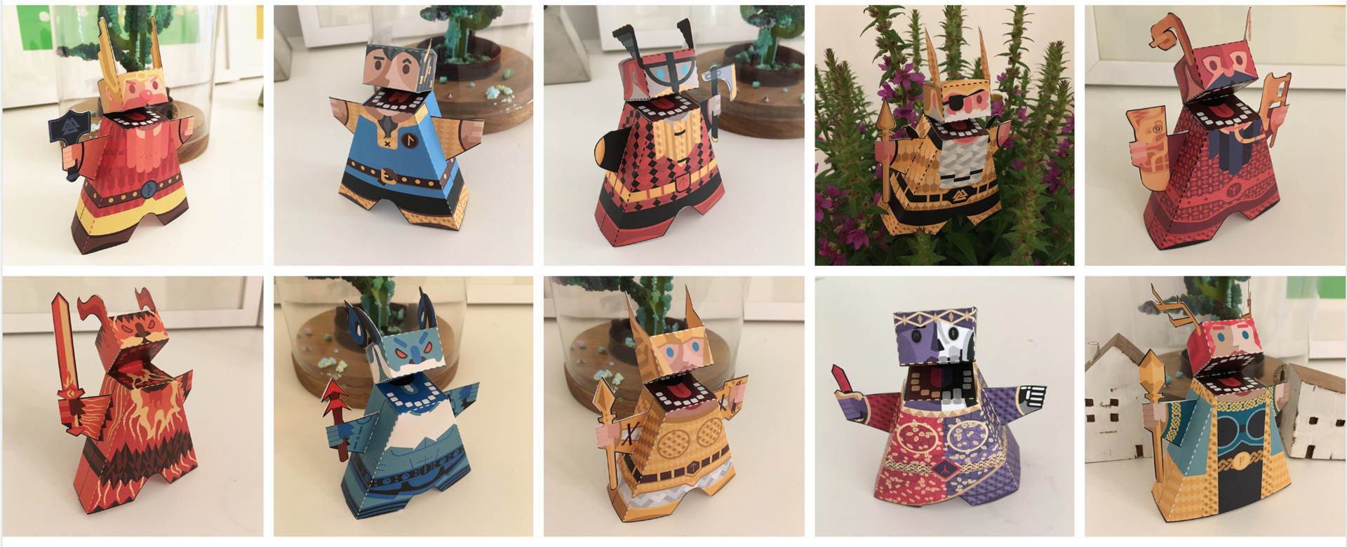 Art of Karthik - Papercraft Gods From Norse Mythology + Kratos, God of War