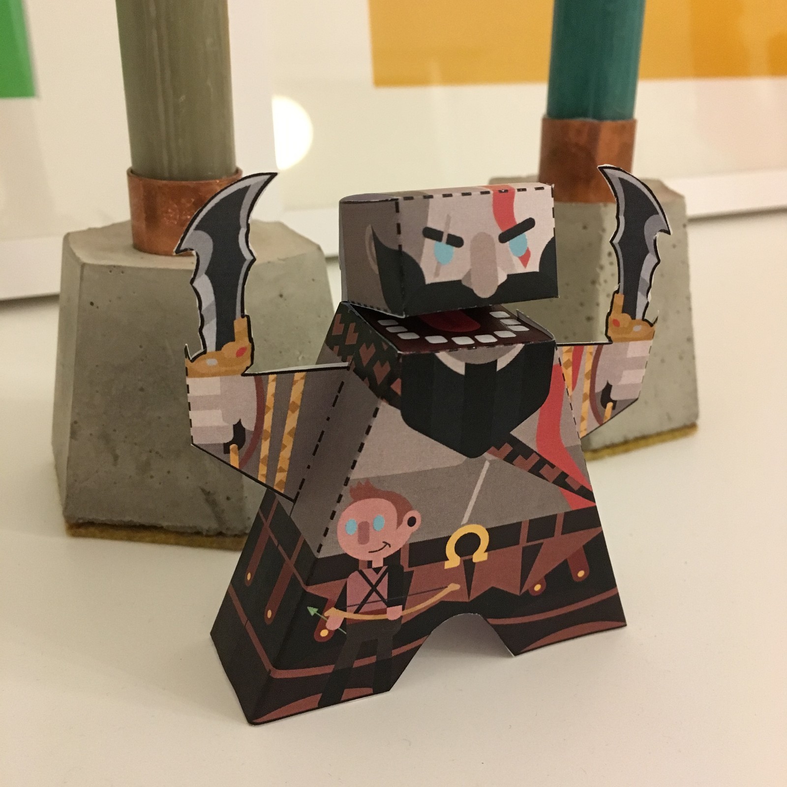 Art of Karthik - Papercraft Gods From Norse Mythology + Kratos, God of War