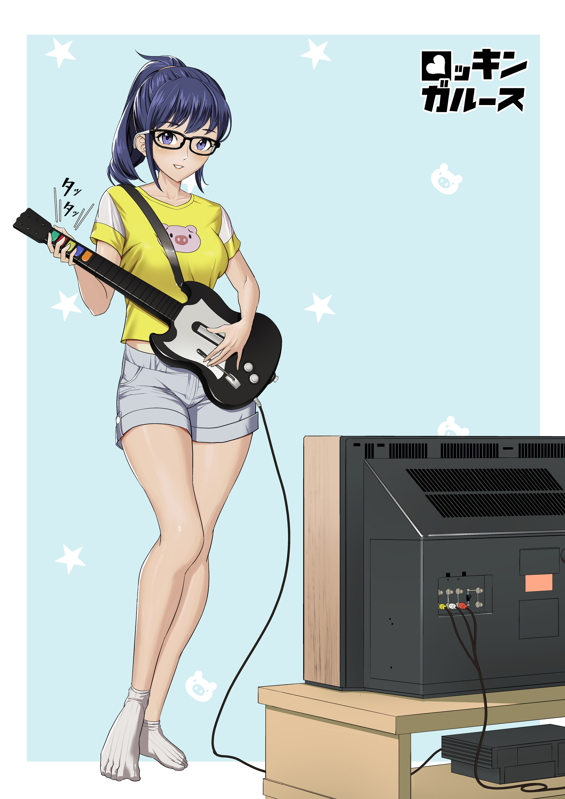 ArtStation - ロッキン★ガルス - Guitar Heroine