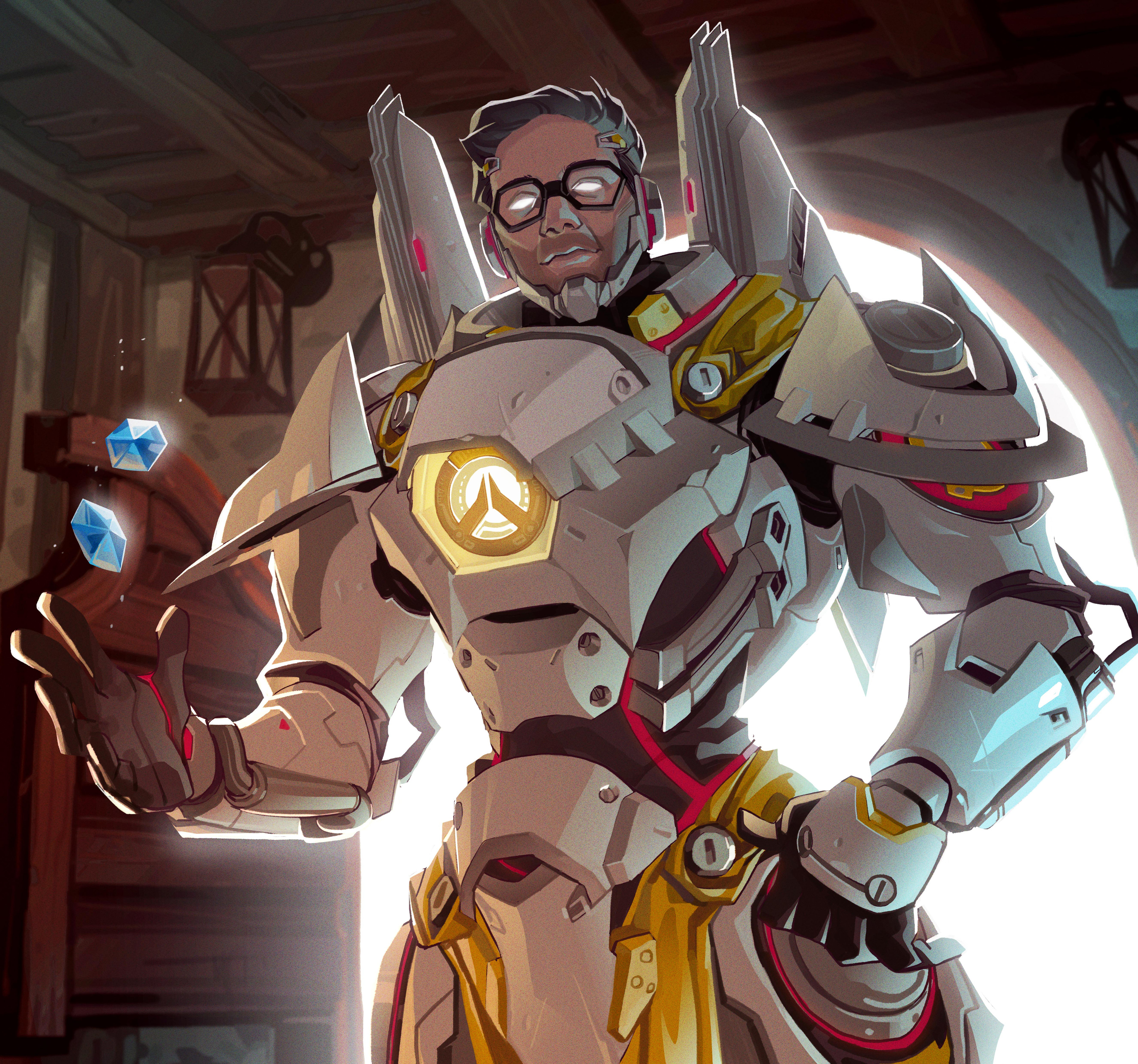The concept artist that made that London Spitfire D.Va art you've ...