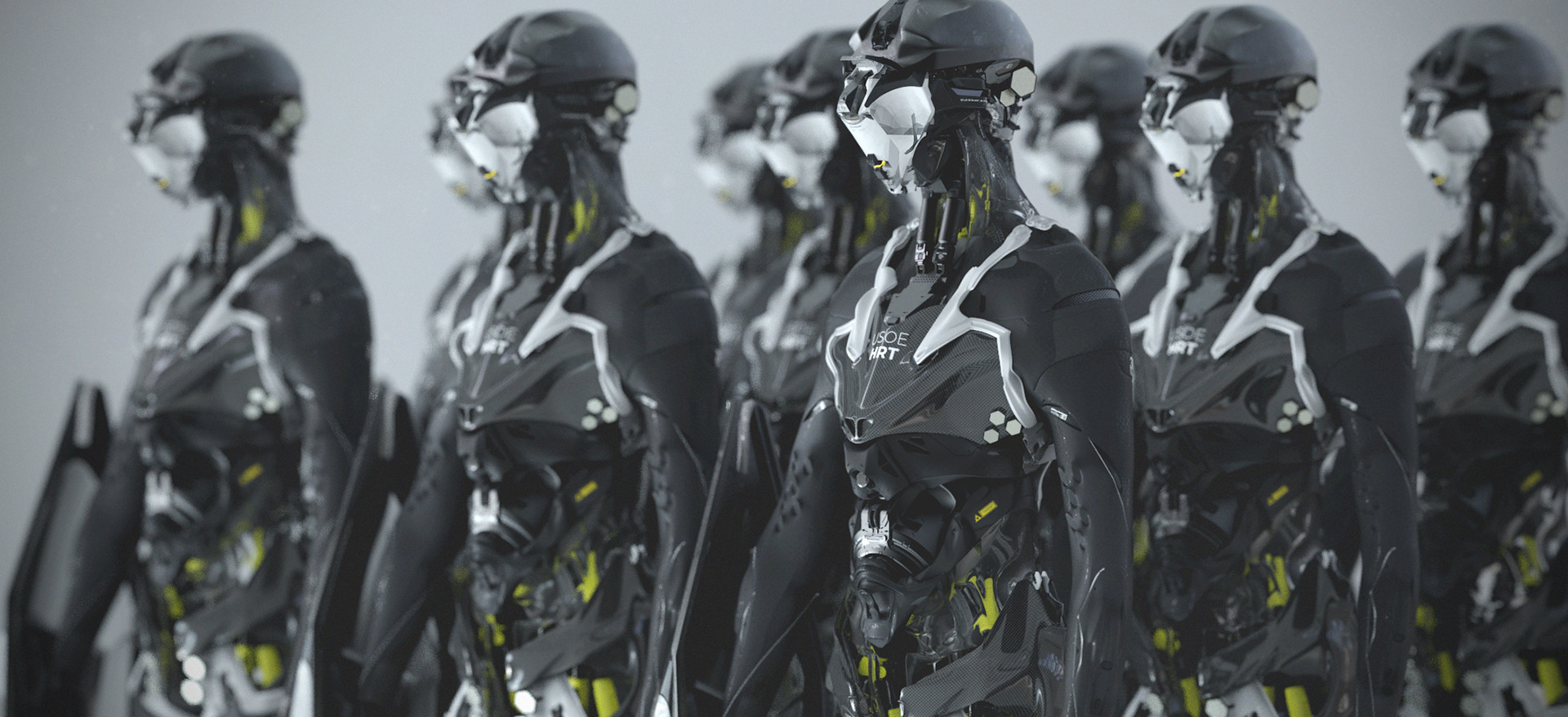 ArtStation - Antiterror Droid squad formation