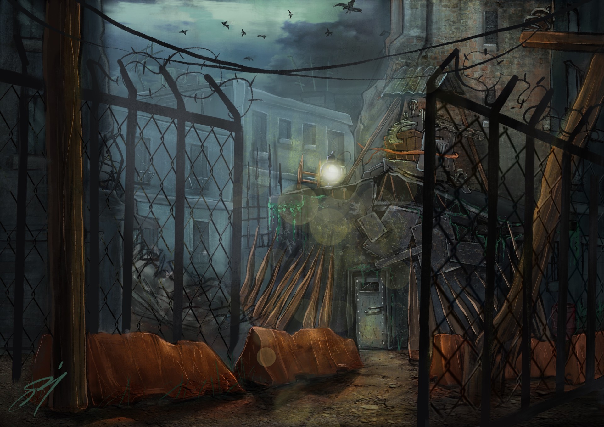 ArtStation - Dystopian Outpost