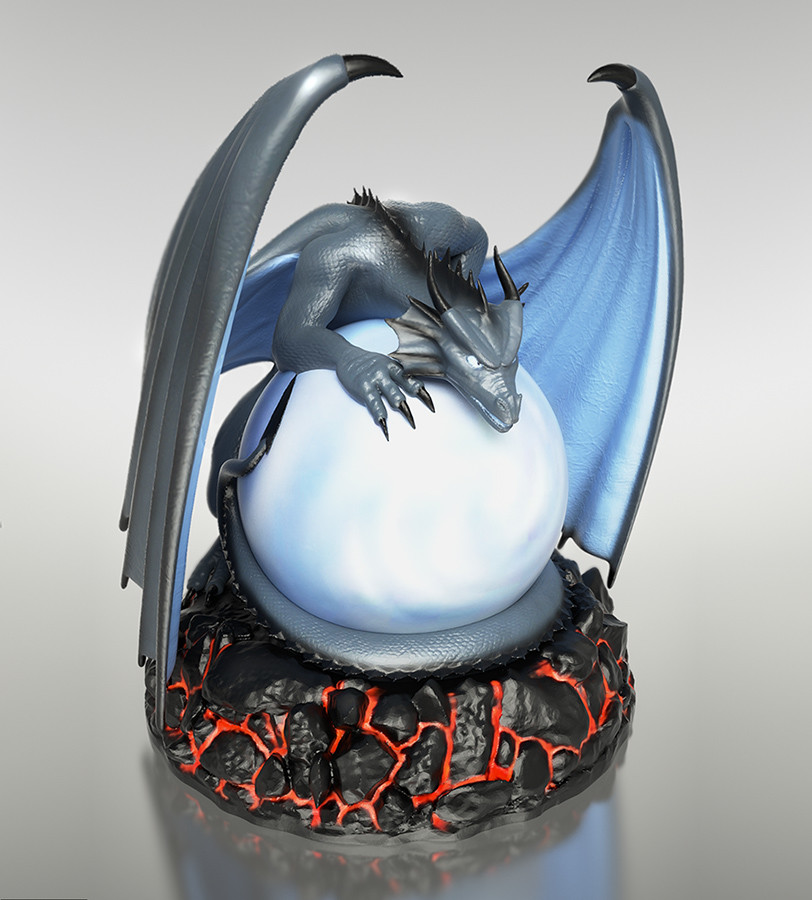 ArtStation - Dragon statue