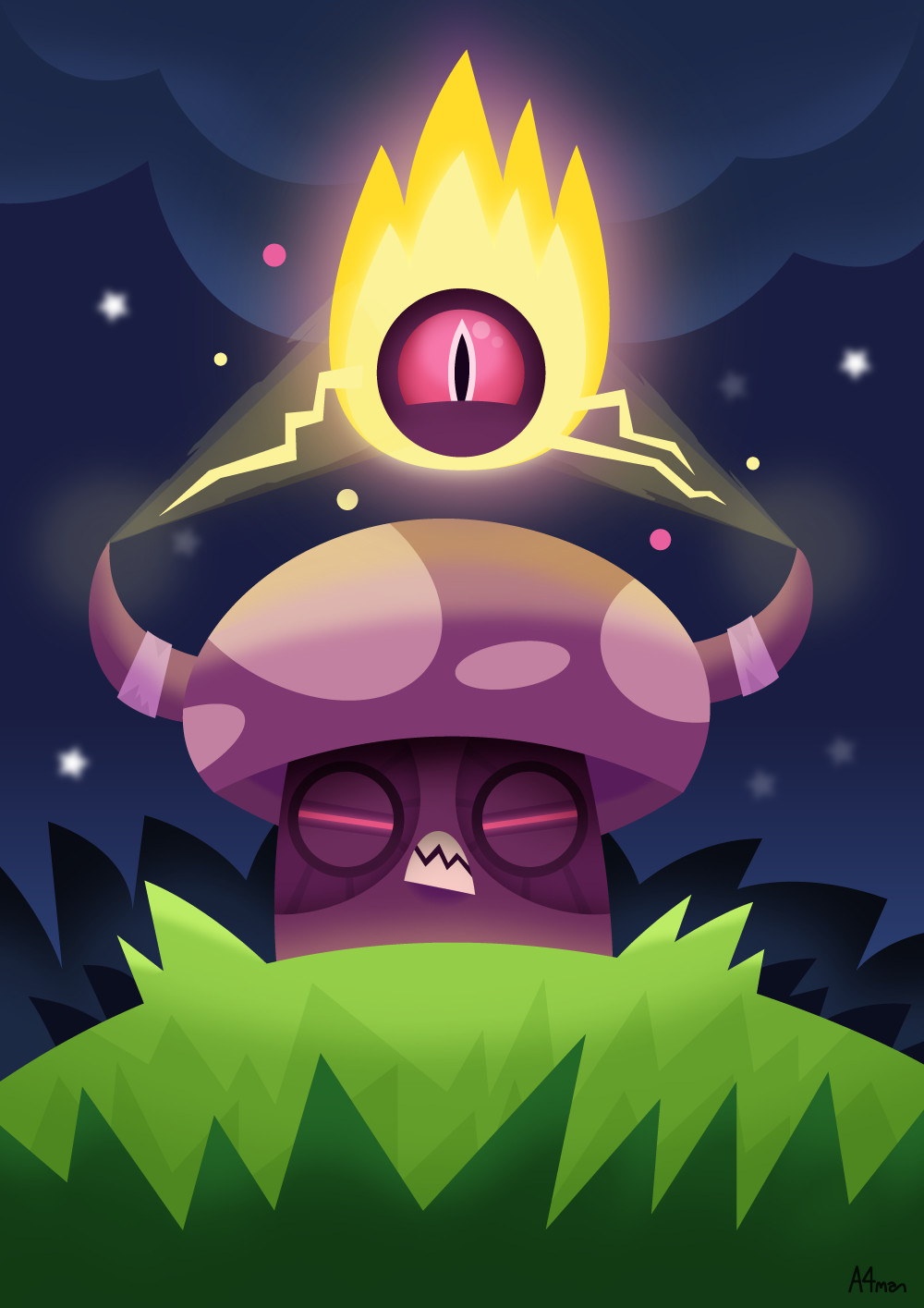 ArtStation - Glowing Mushroom Demon