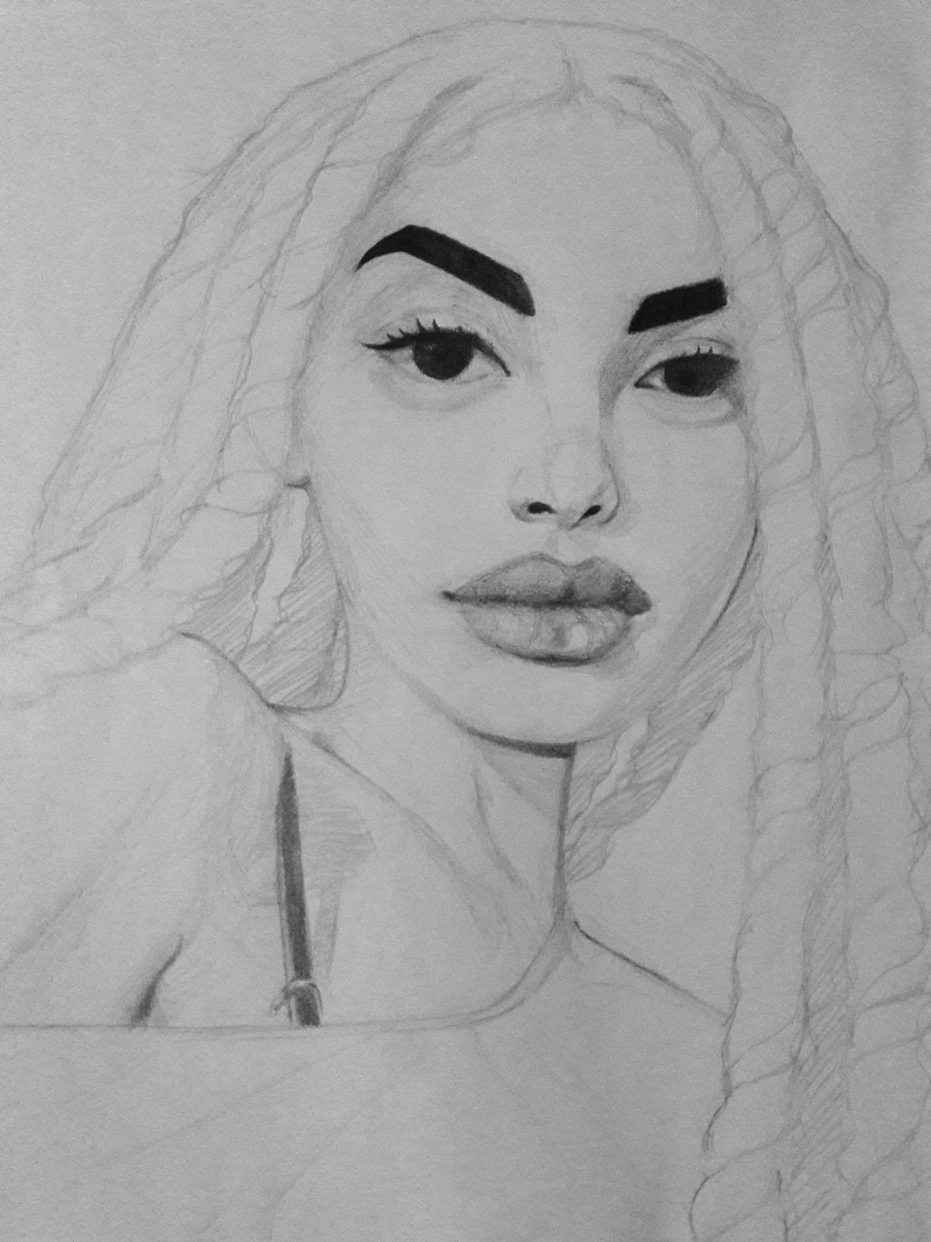 ArtStation - Stylized portrait sketch