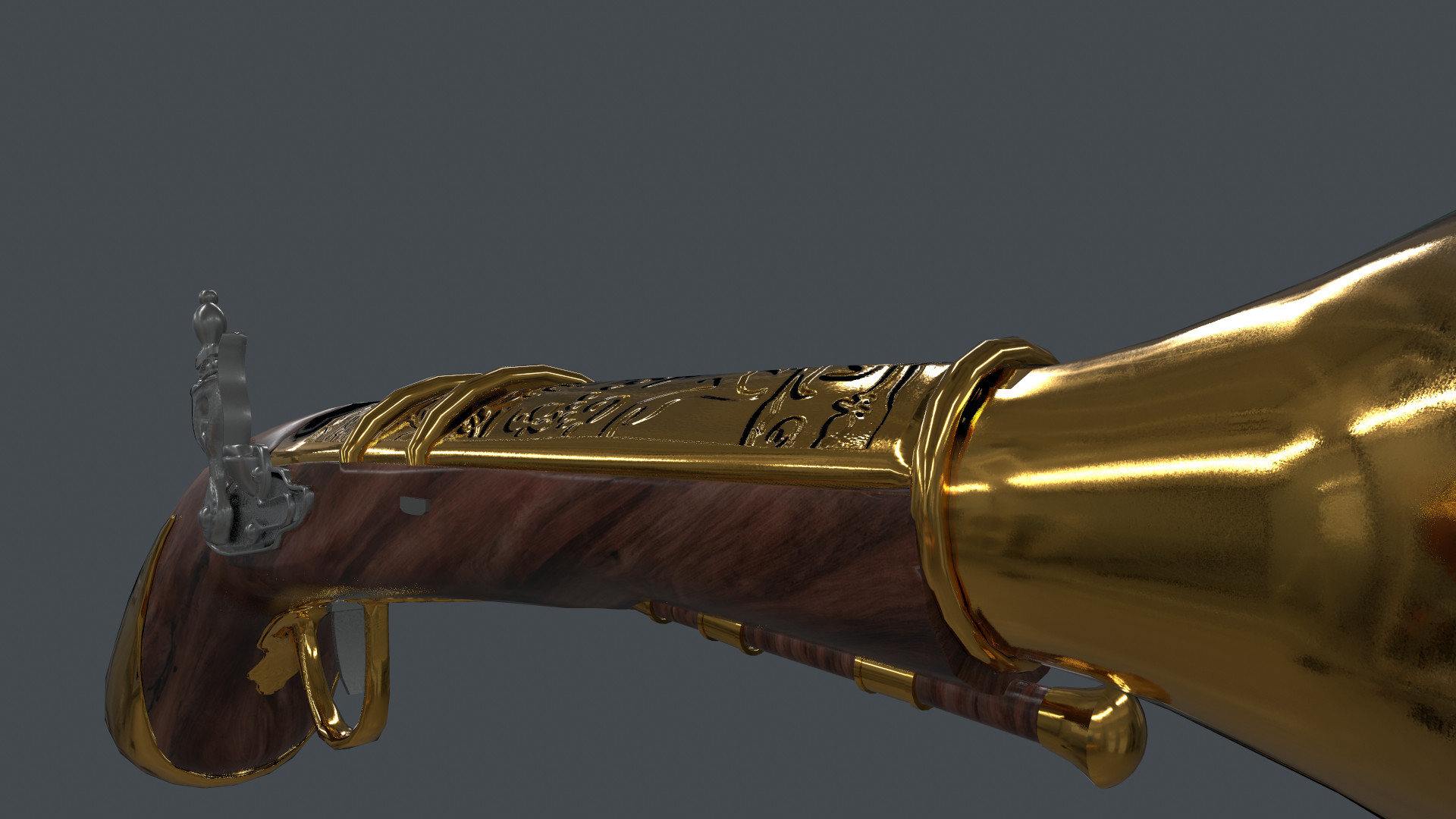 Aryan Jaiswal - Cowboy Flintlock Gun