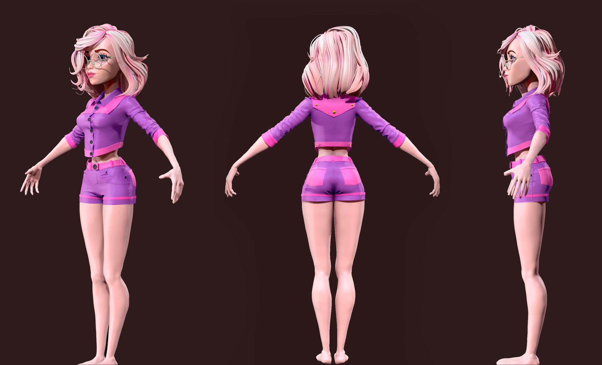 ArtStation - Fashion girl