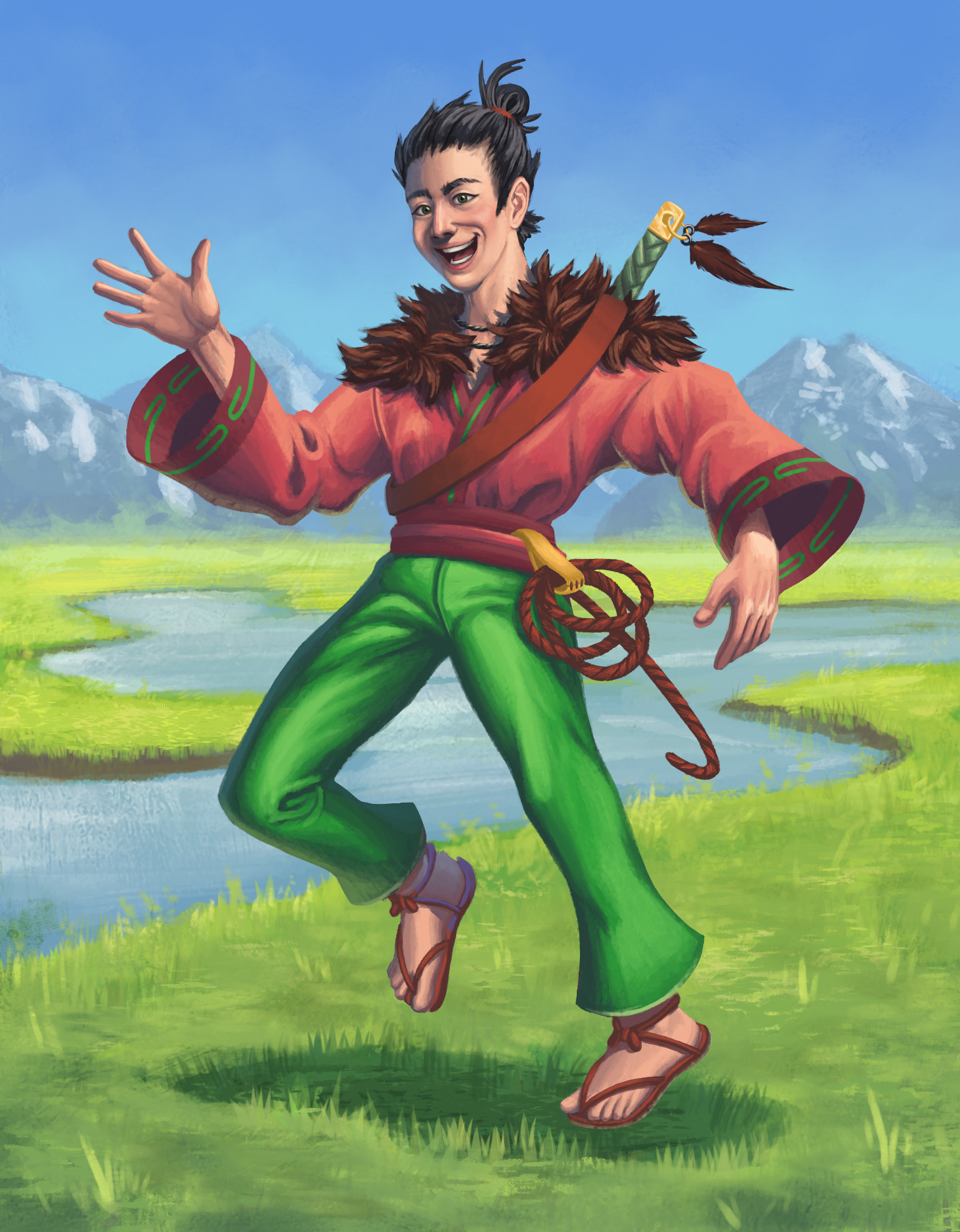 ArtStation - Momotarō Character Visual Development