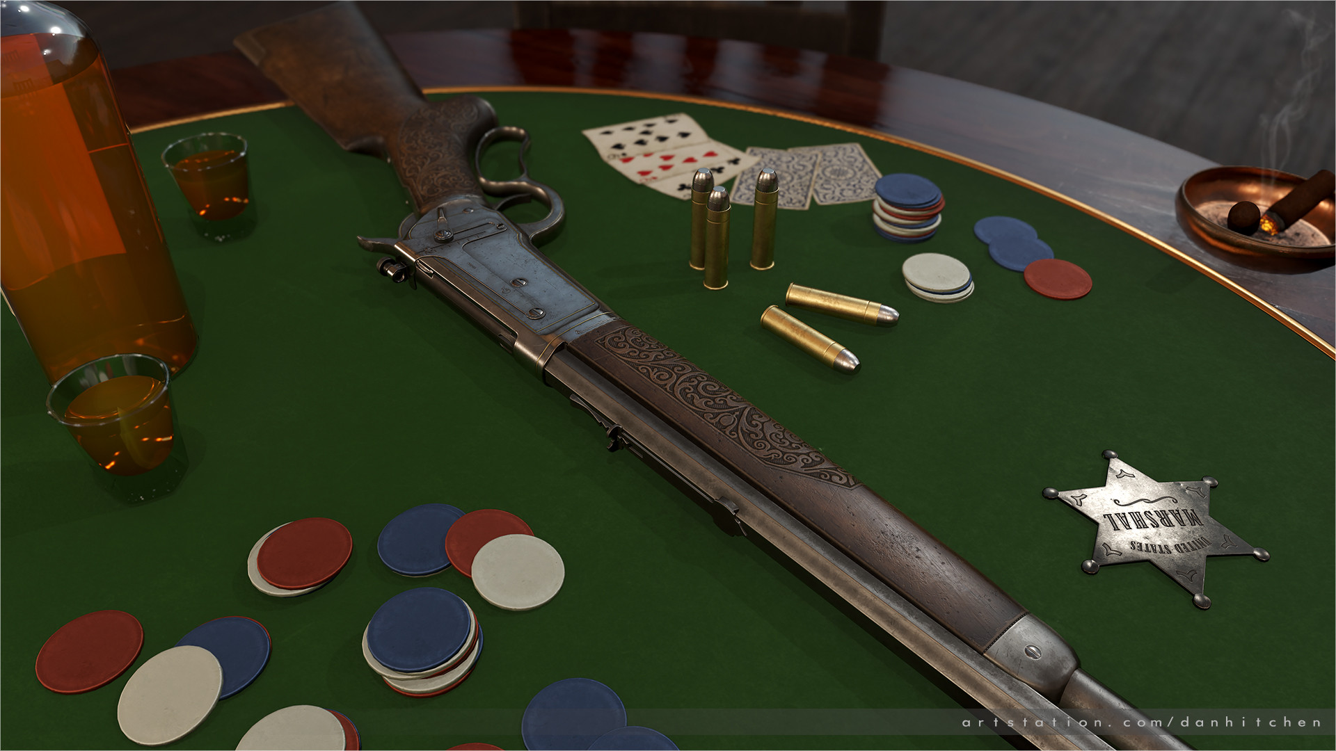 Dan Hitchen - Western Saloon