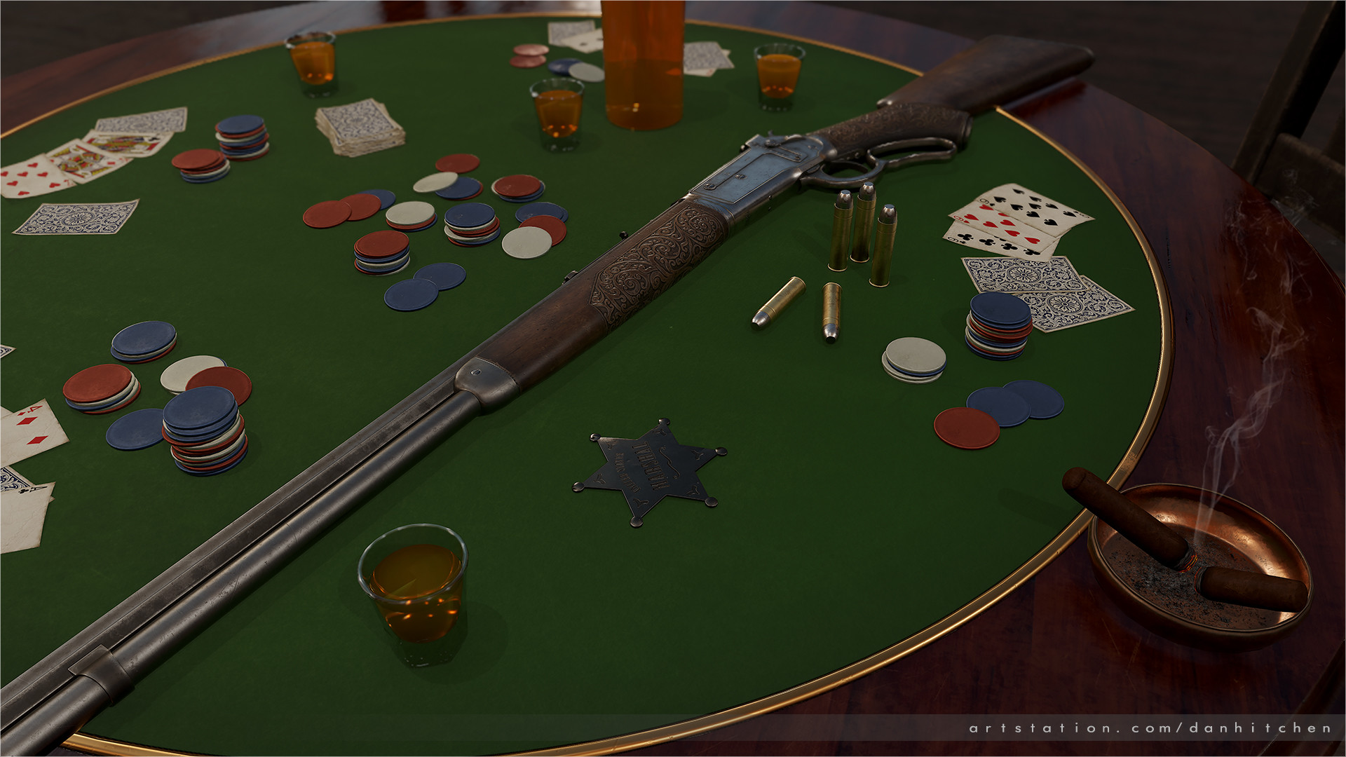 Dan Hitchen - Western Saloon