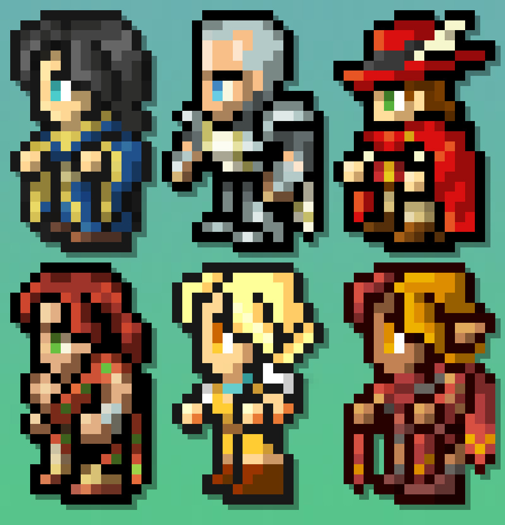 ArtStation - Retro sprites - OCs