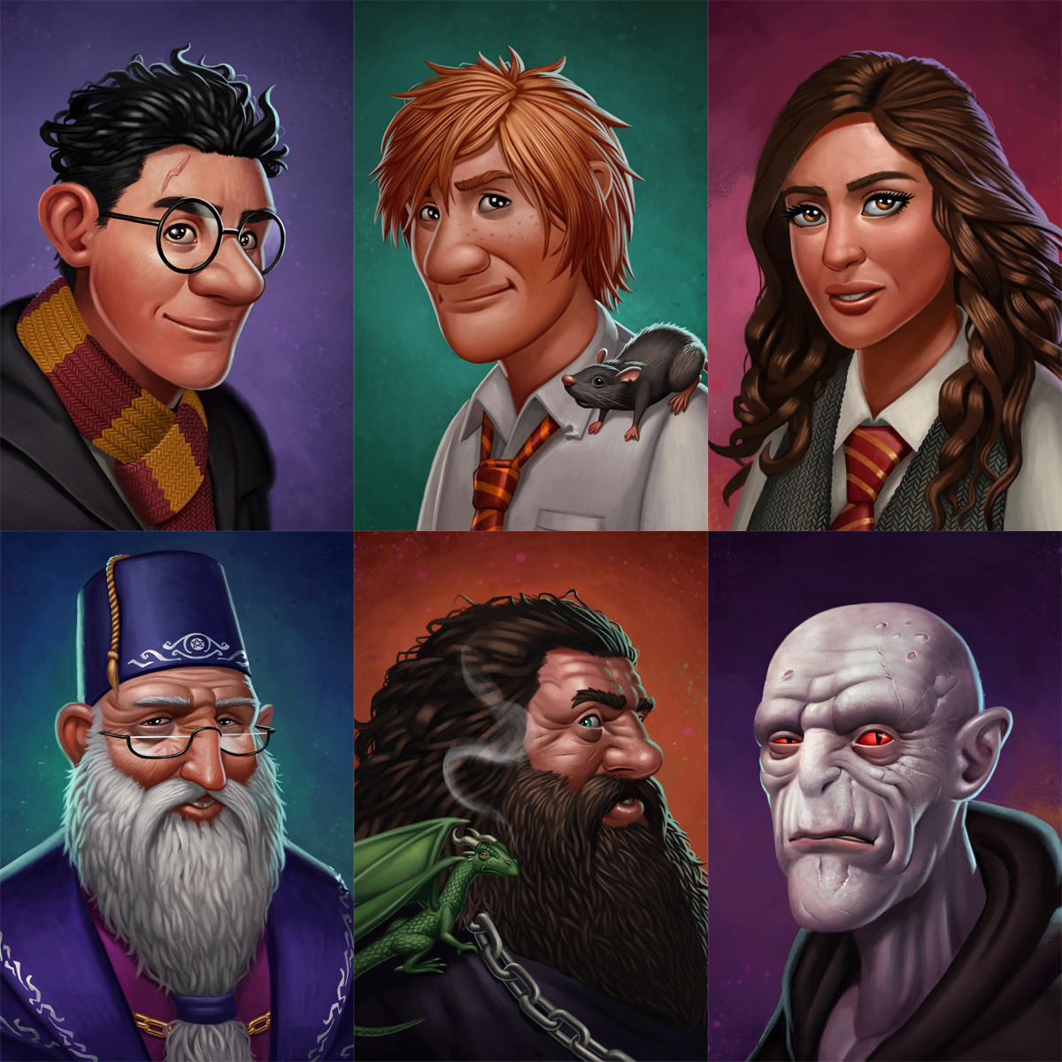 ArtStation - Harry Potter Portraits