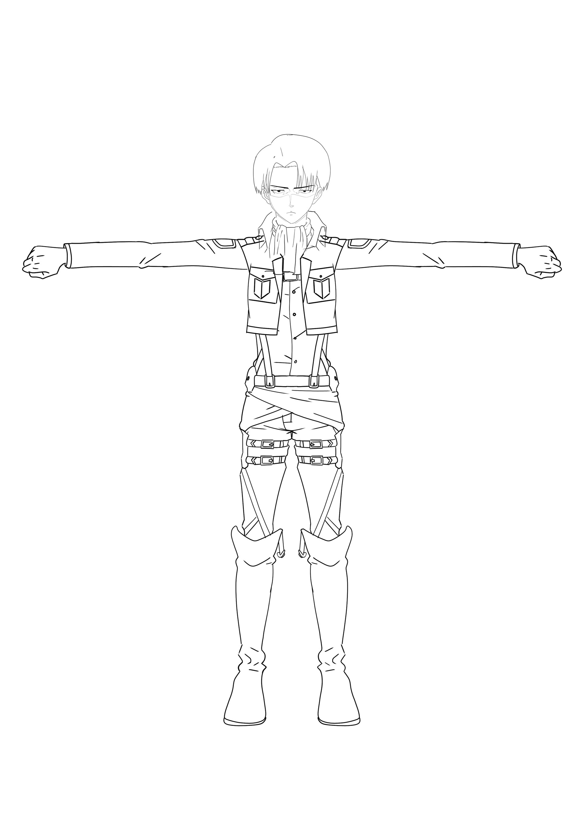 Levi Rivaille Full Body