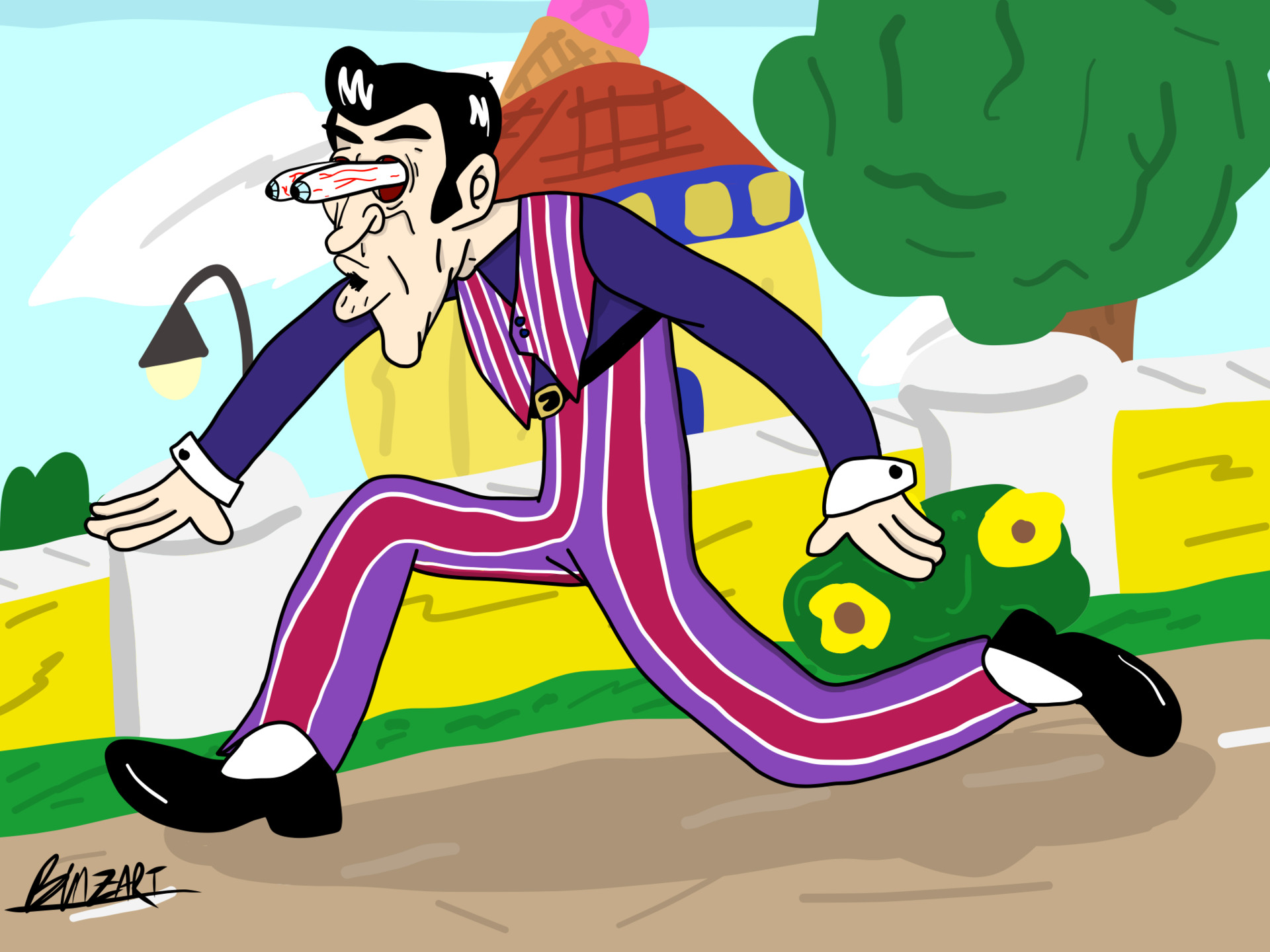 ArtStation - Robbie Rotten Dashin'