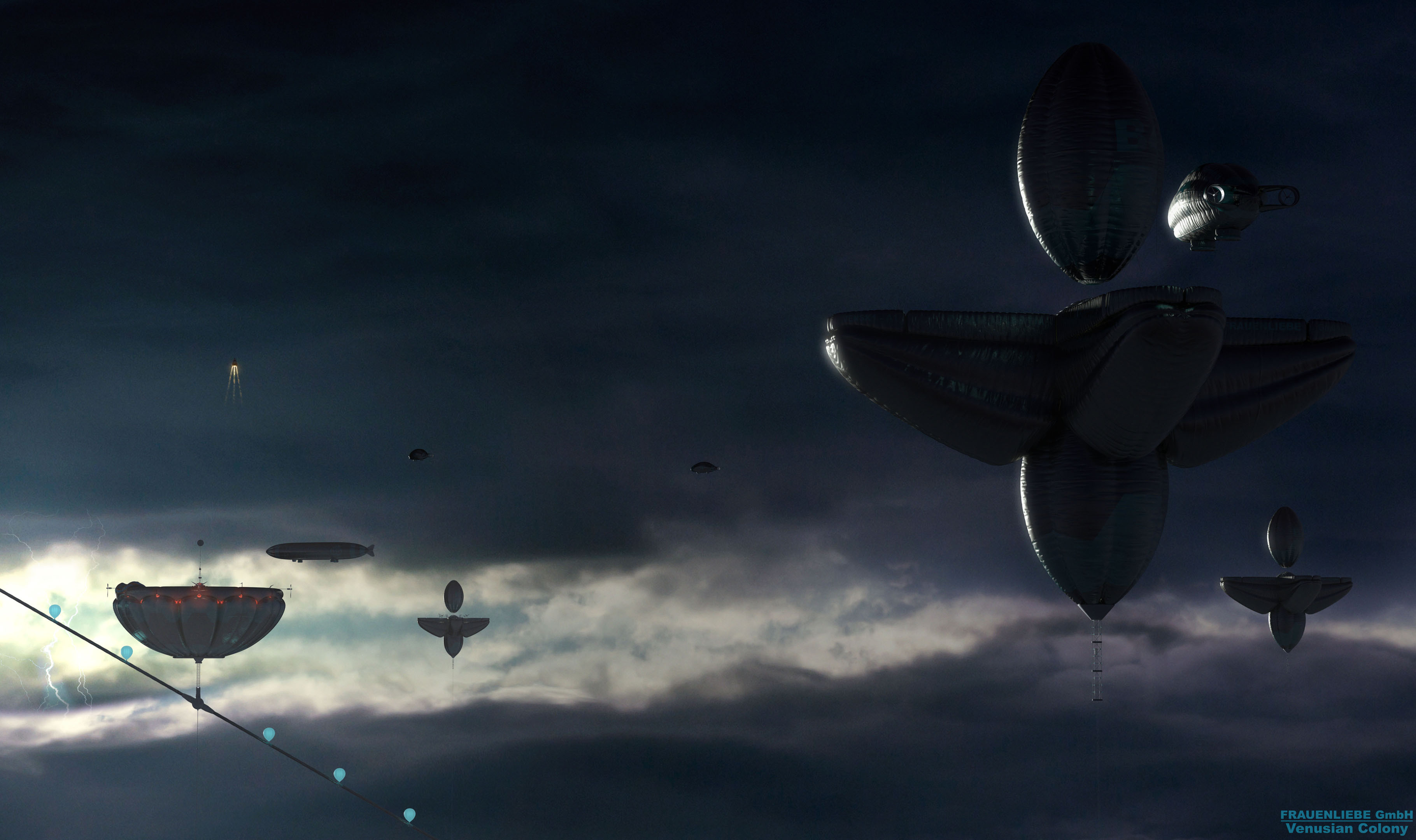 Sergio Botero - A colony on Venus