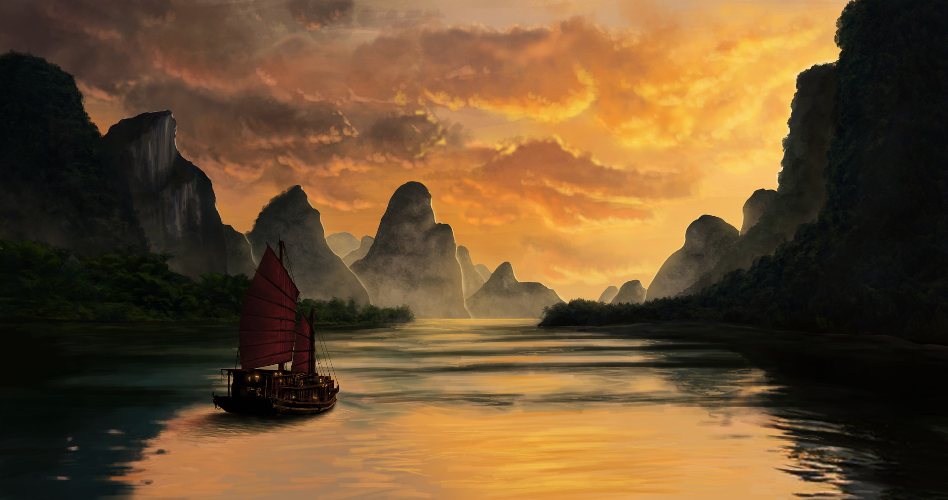ArtStation - Li River