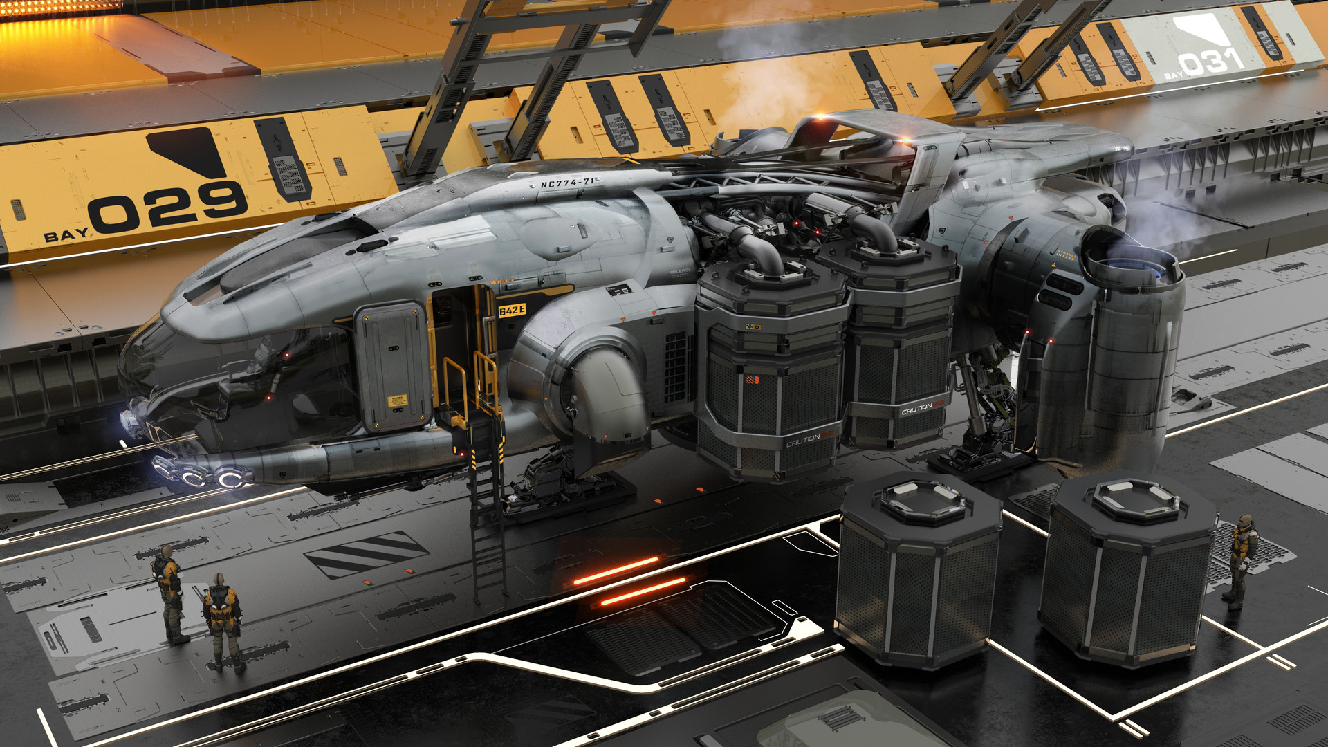 I made 3d versions of a few more FTL ships, this time from the ...