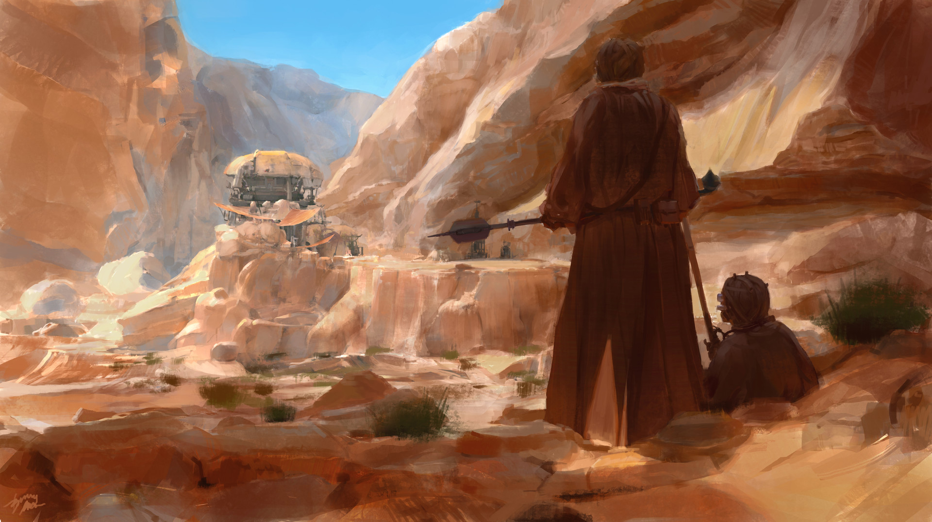 ArtStation - Jundland Wastes Outpost