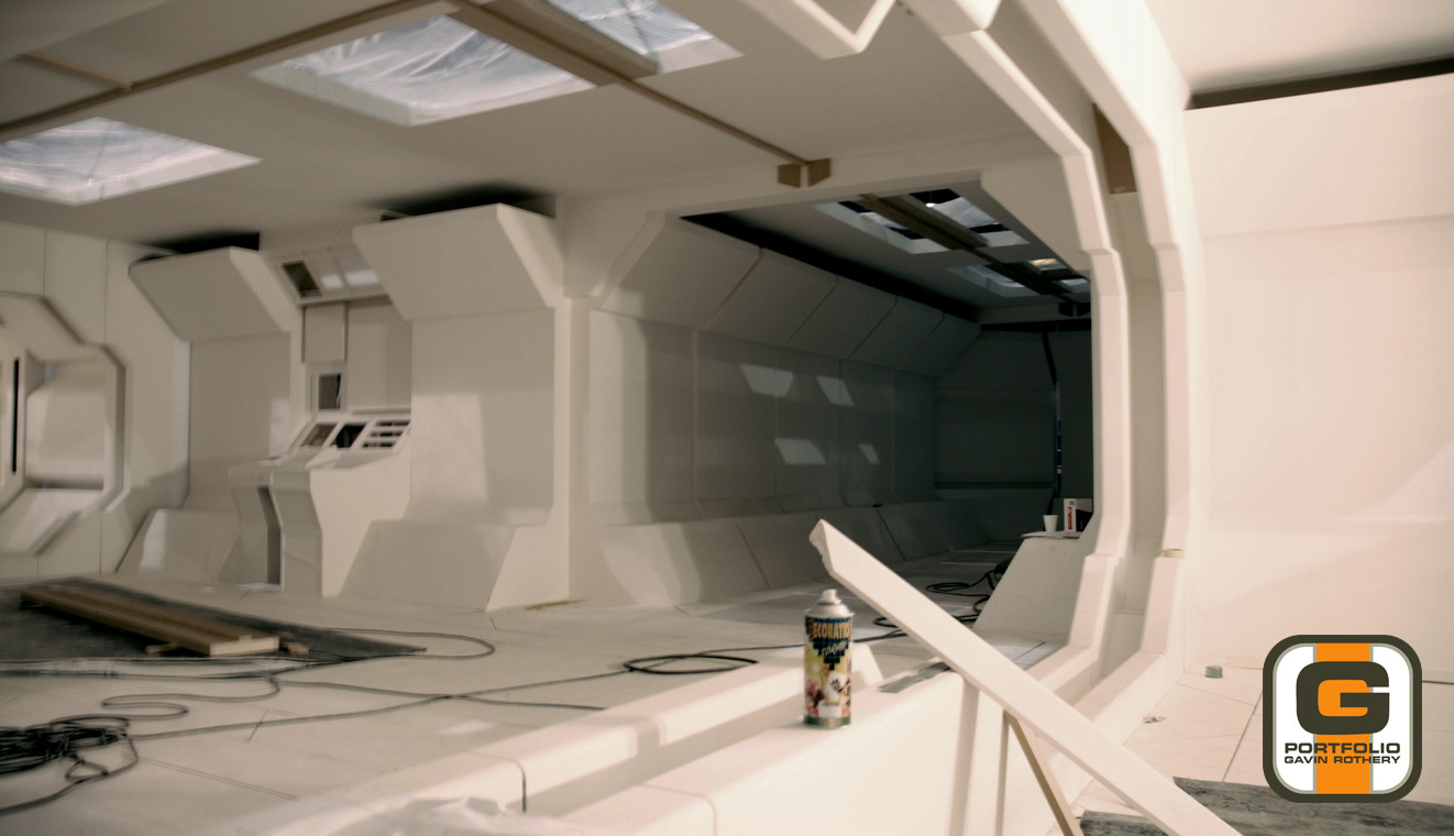 Gavin Rothery - The "Sarang" Lunar Base set design from "Moon" (2009)