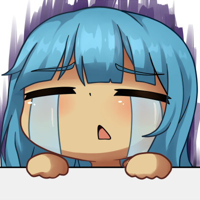 chibi crying emote