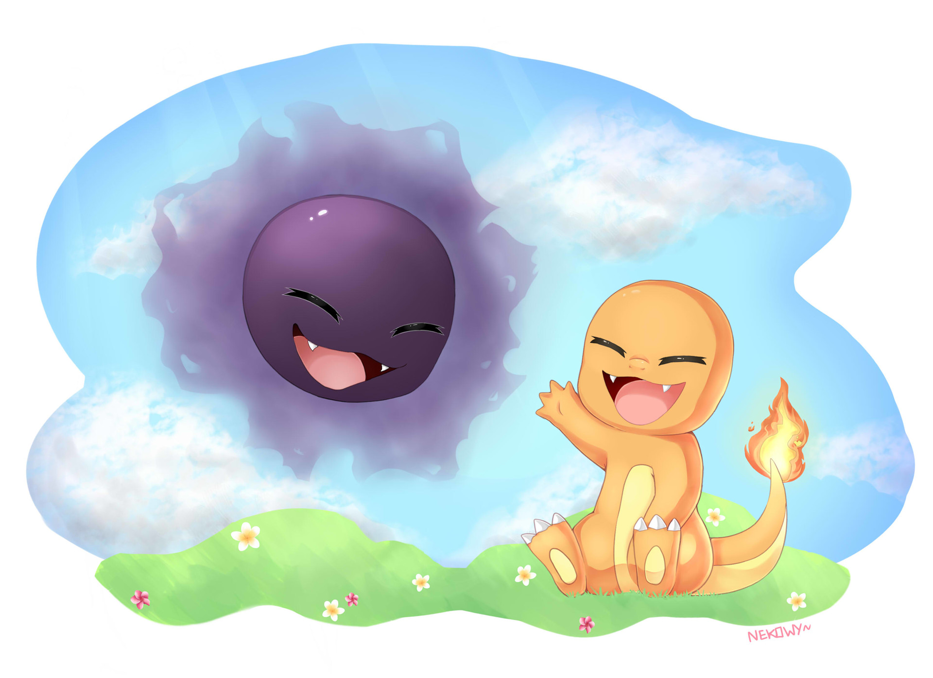 ArtStation - Peaceful Differences - Pokemon FanArt