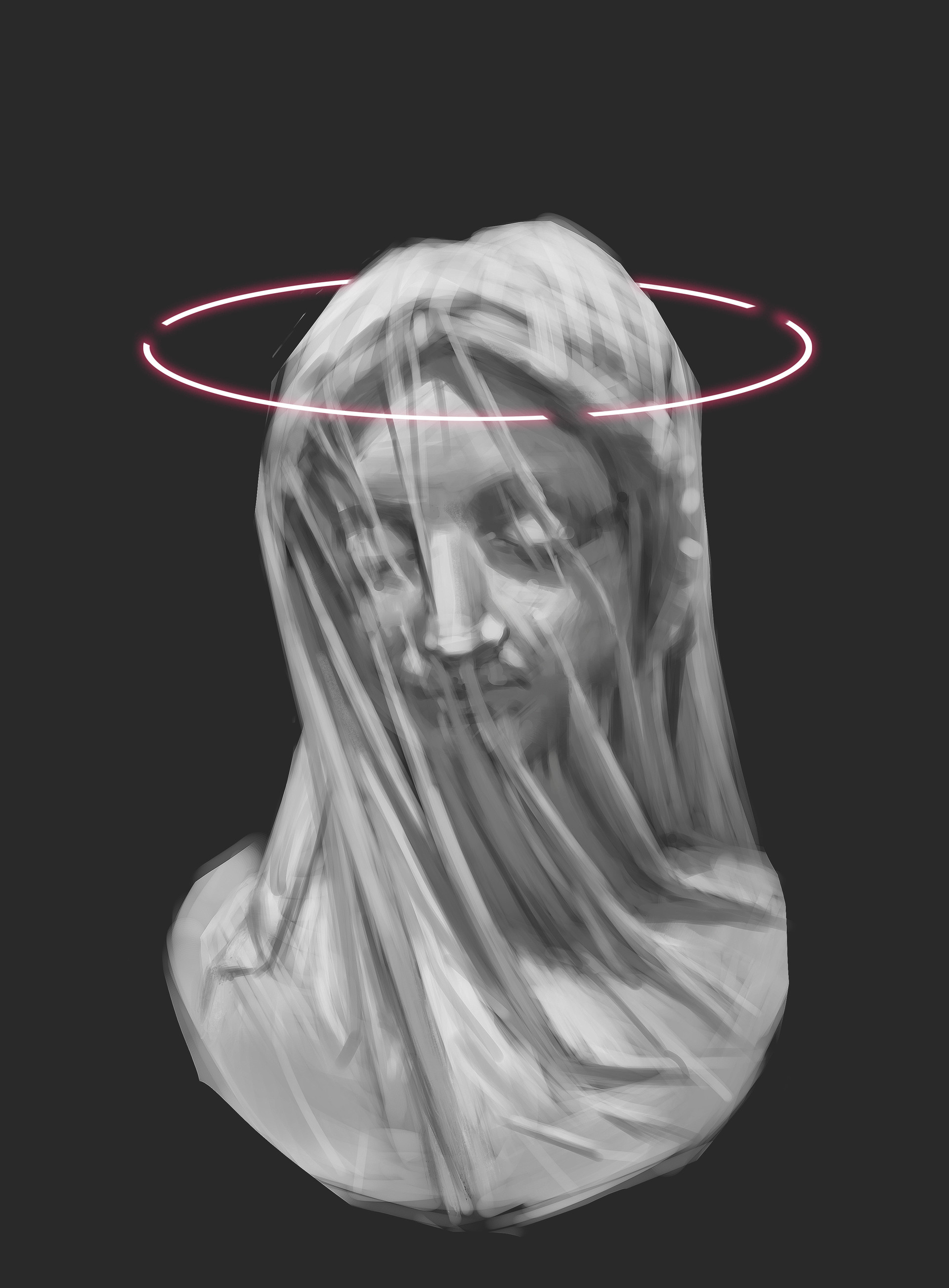ArtStation - The Veiled Virgin-Painting Study, Denis Abdullah