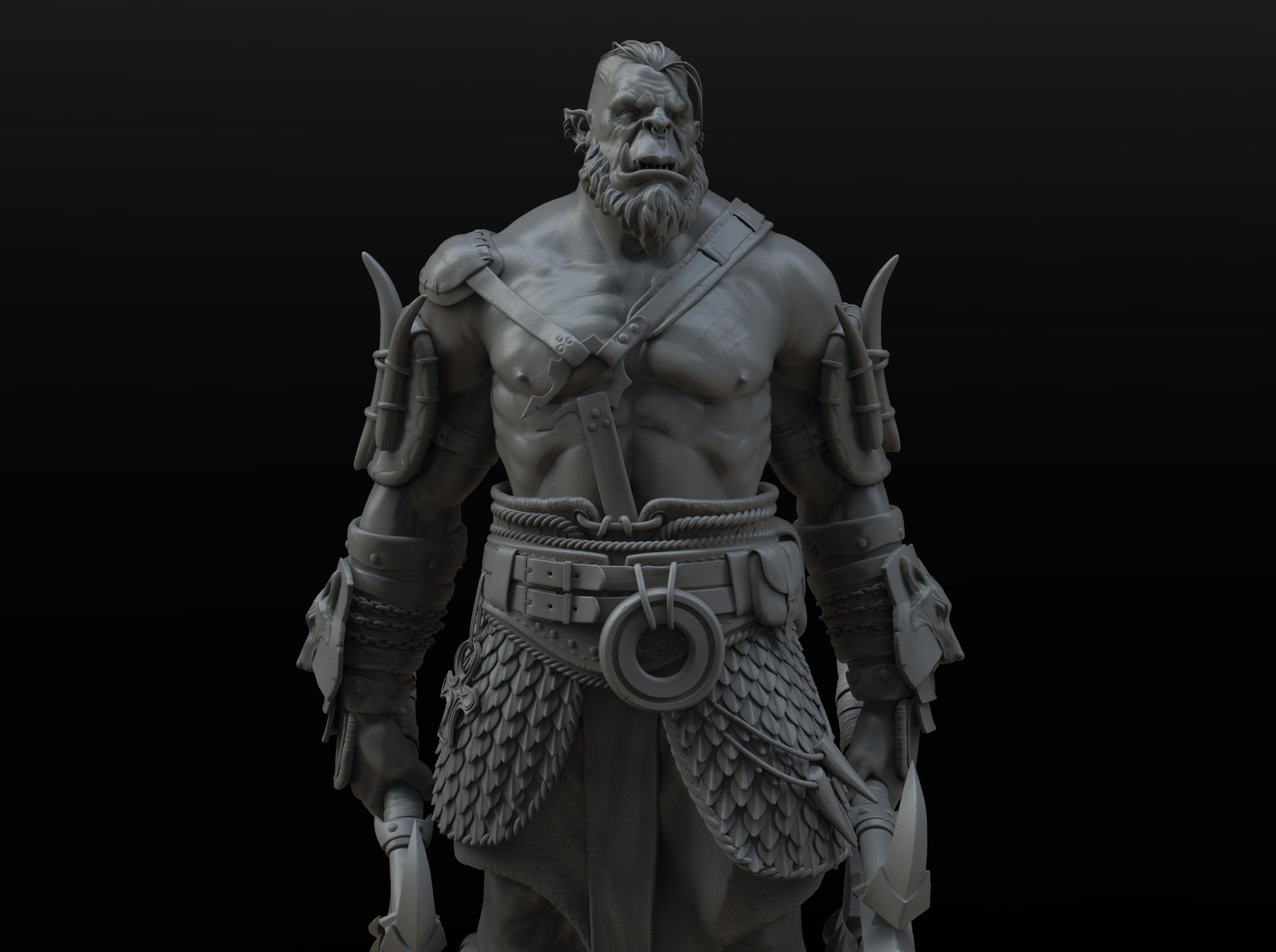 ArtStation - orc shaman