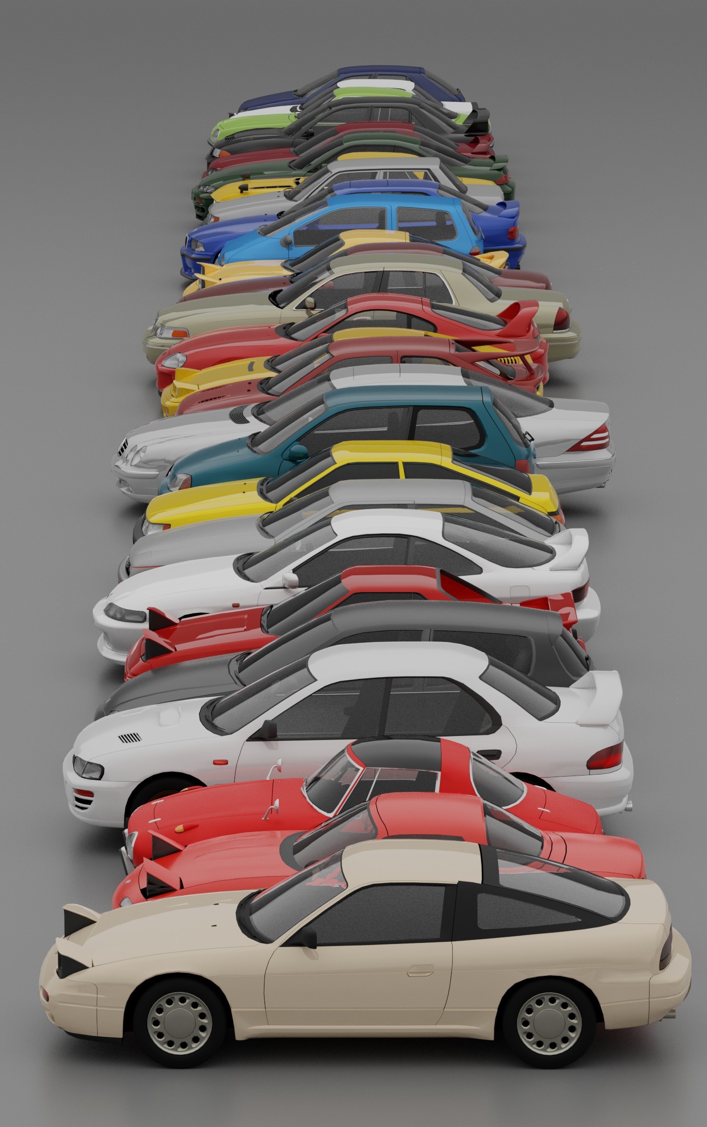 Ringolds Vītiņš - Collection of My Current Mid-Poly Car Models
