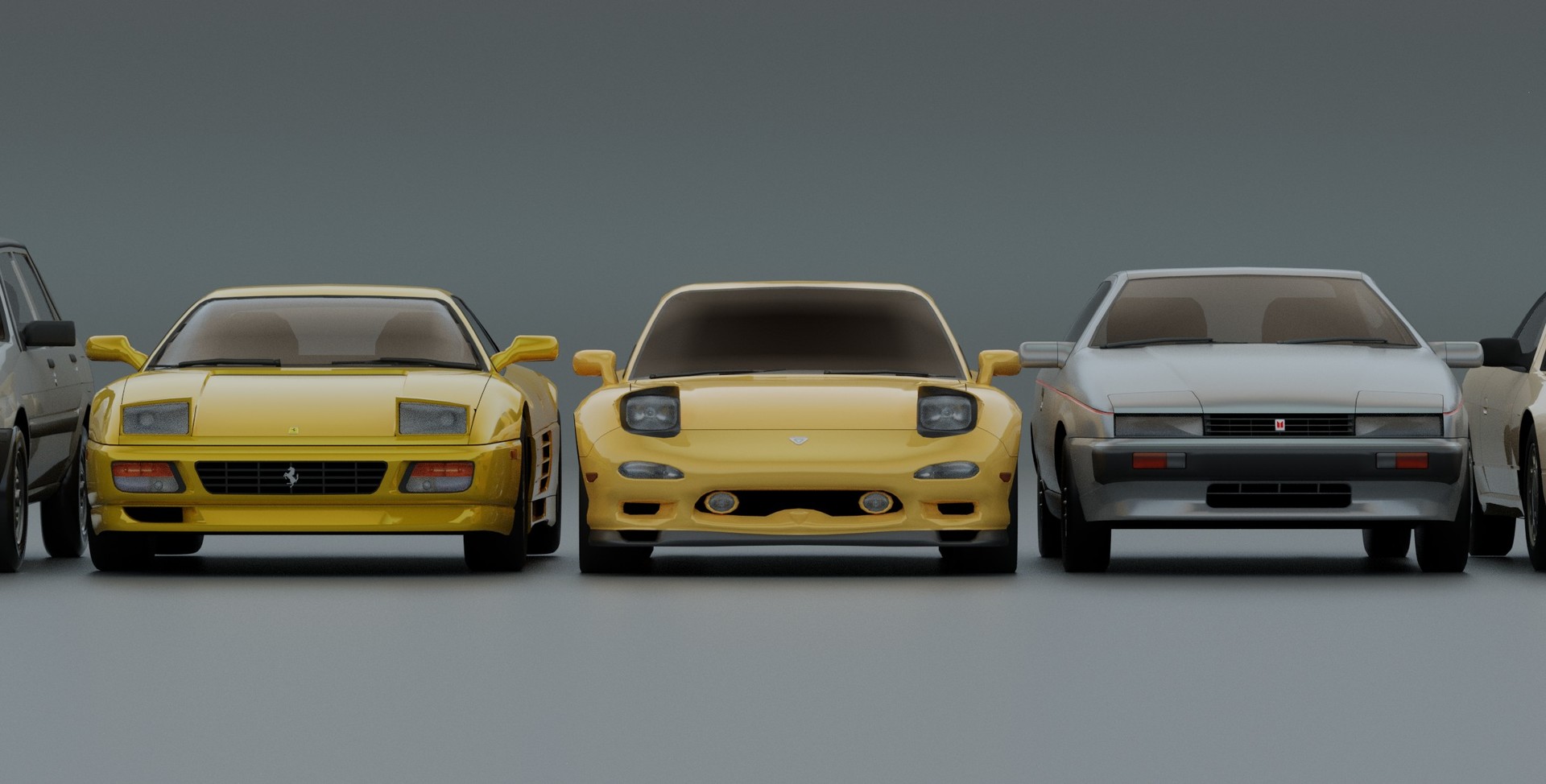 Ringolds Vītiņš - Collection of My Current Mid-Poly Car Models