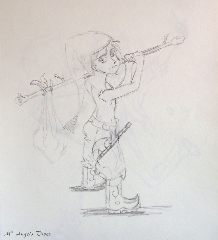 ArtStation - Fantasy Child Sketch