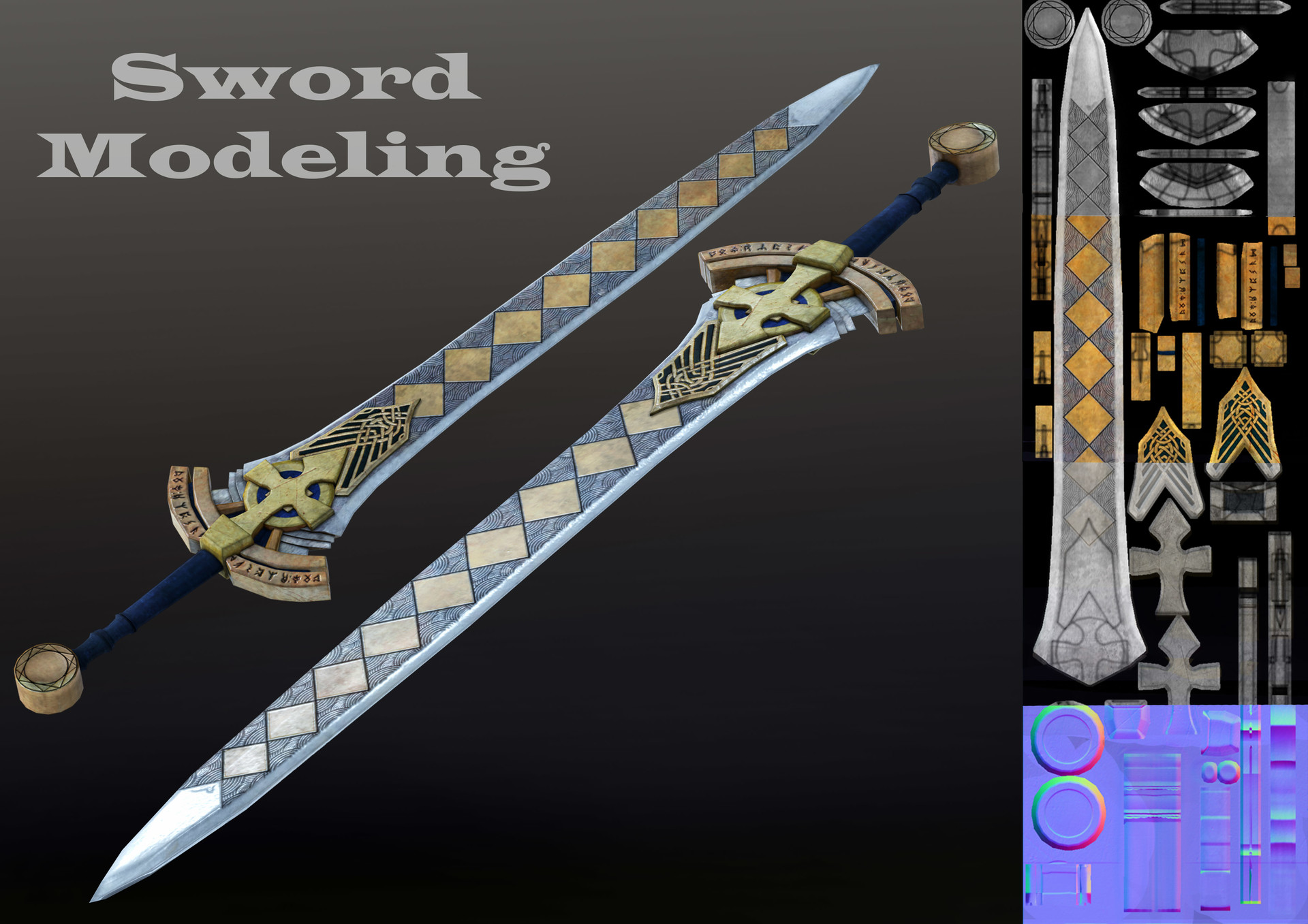 ArtStation - Sword Low Poly