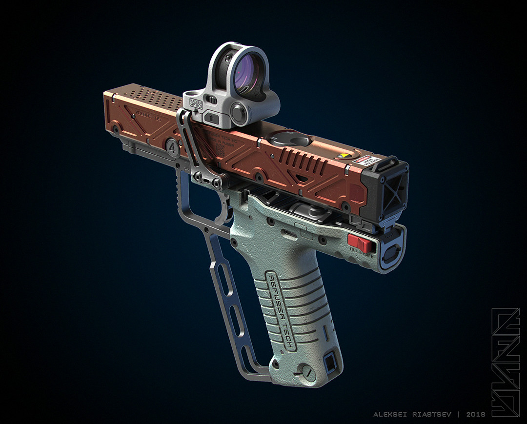 ArtStation - Energy handgun