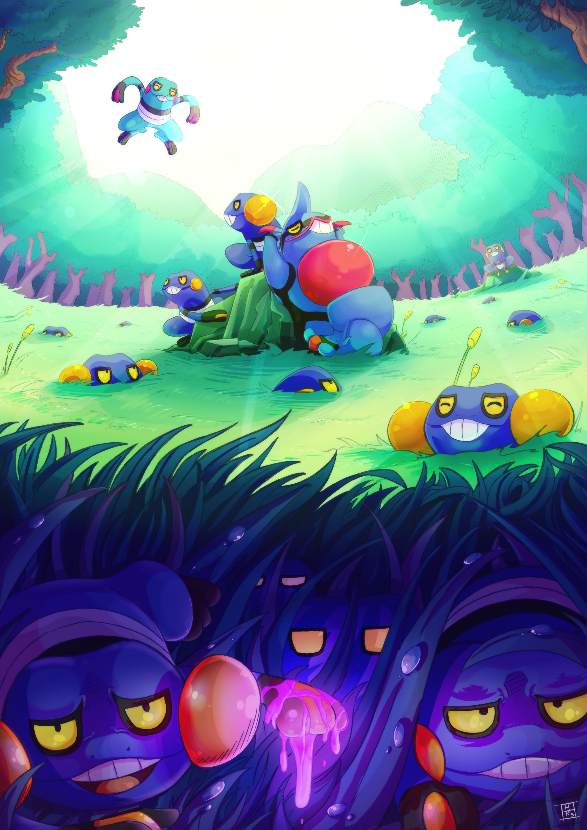 ArtStation - Croagunk Swamp