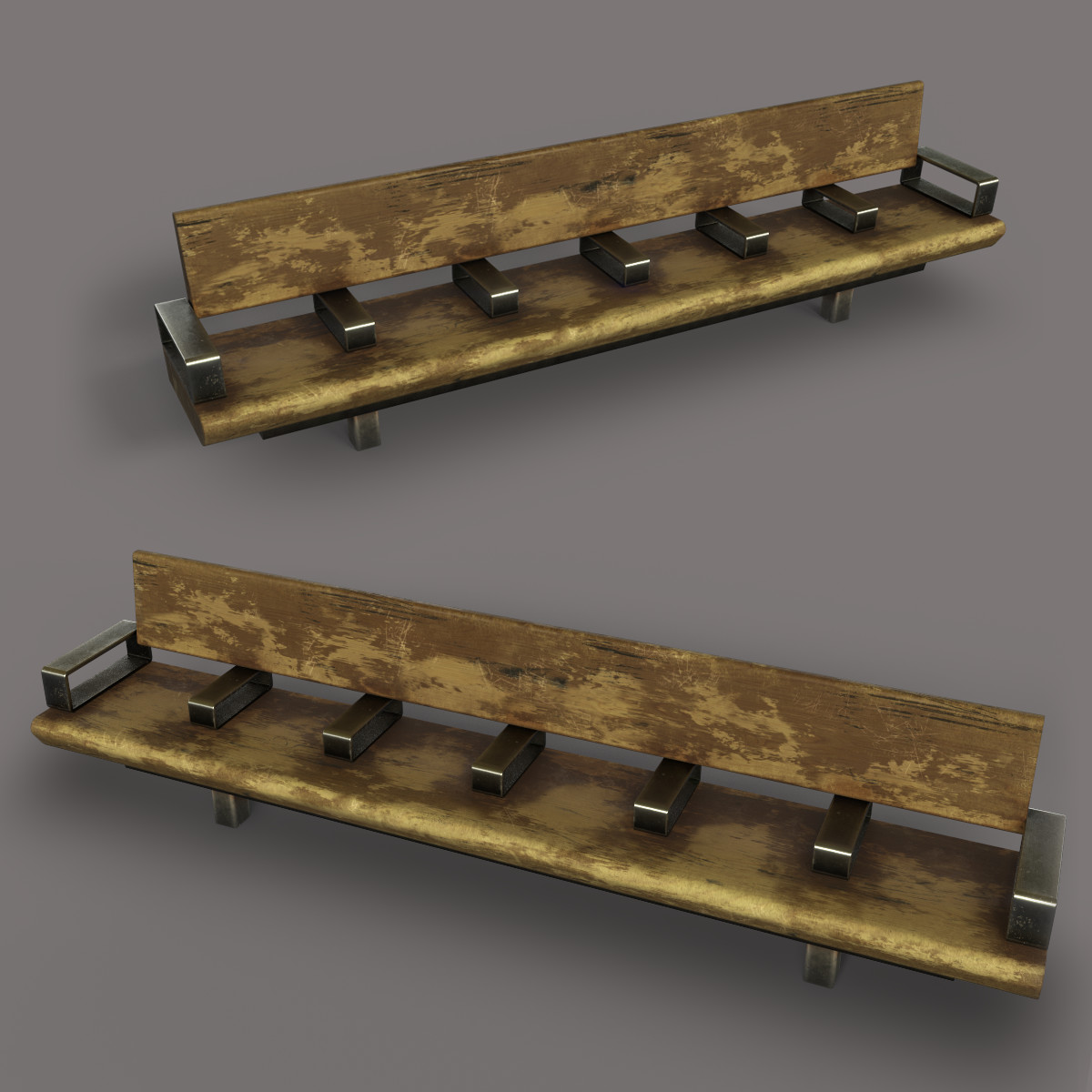 ArtStation - Subway Bench