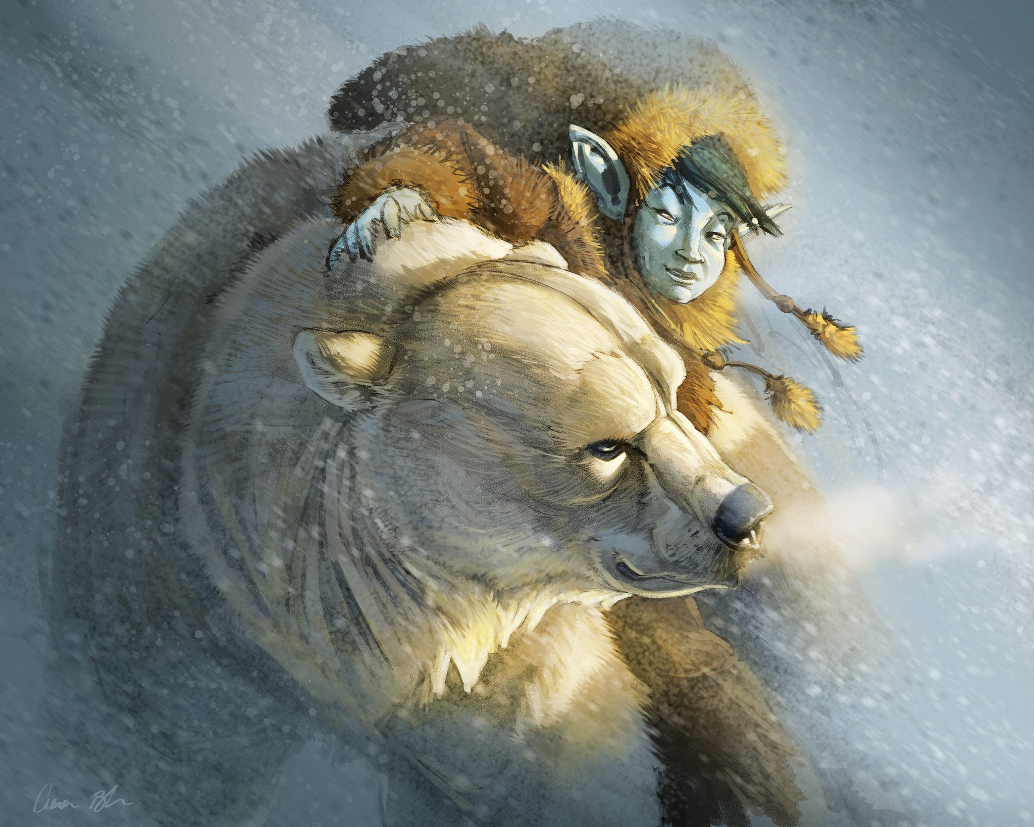 Aaron Blaise - Polar Bear & Nordic Elf