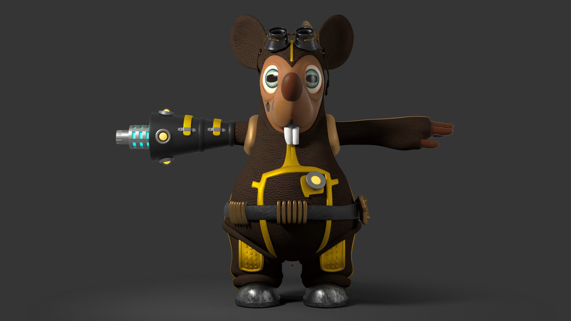 ArtStation - Rat Texture