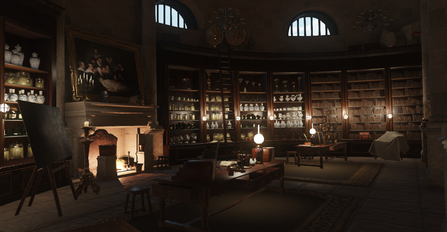 ArtStation - The Council Environment art - Secret Room