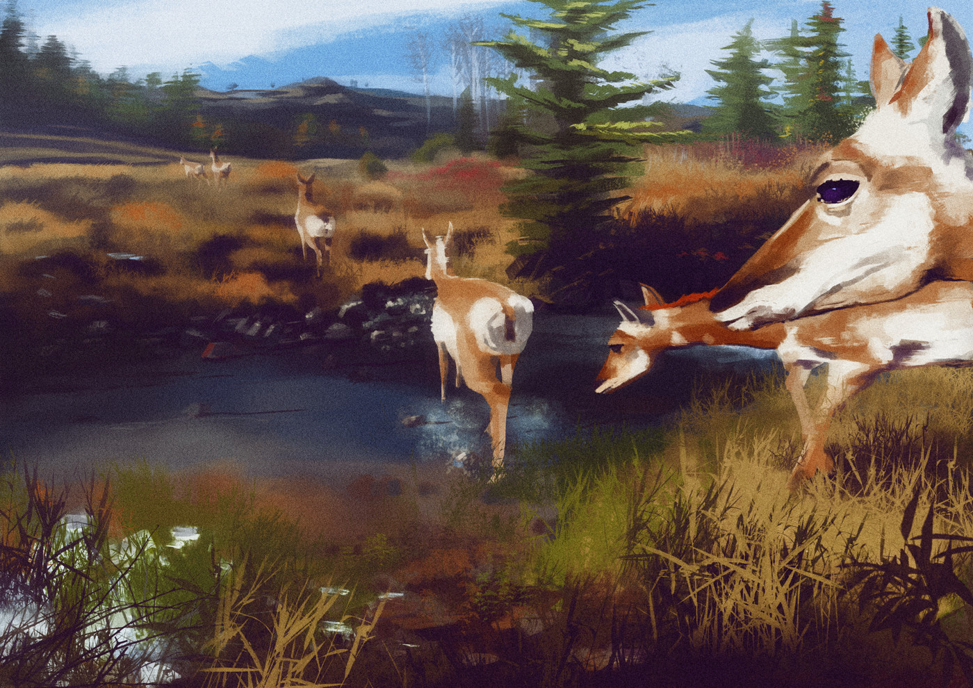 ArtStation - Speed painting landscape