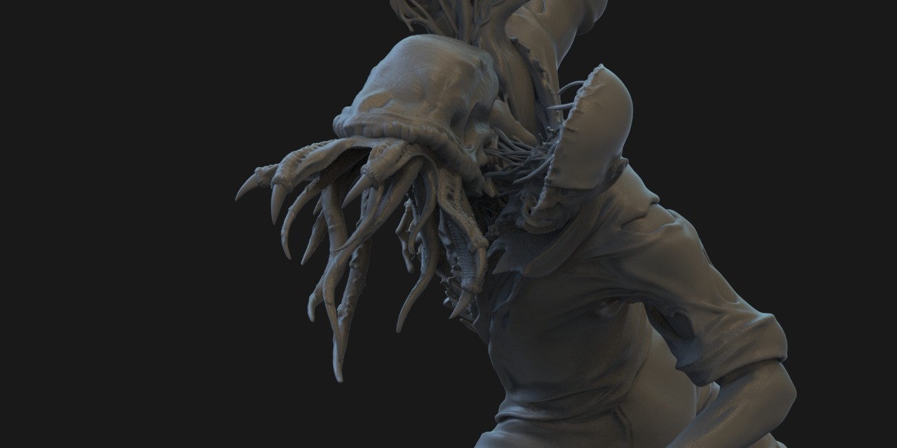 Theis Haagh Jakobsen - "The Thing" - Creature design: Splitter
